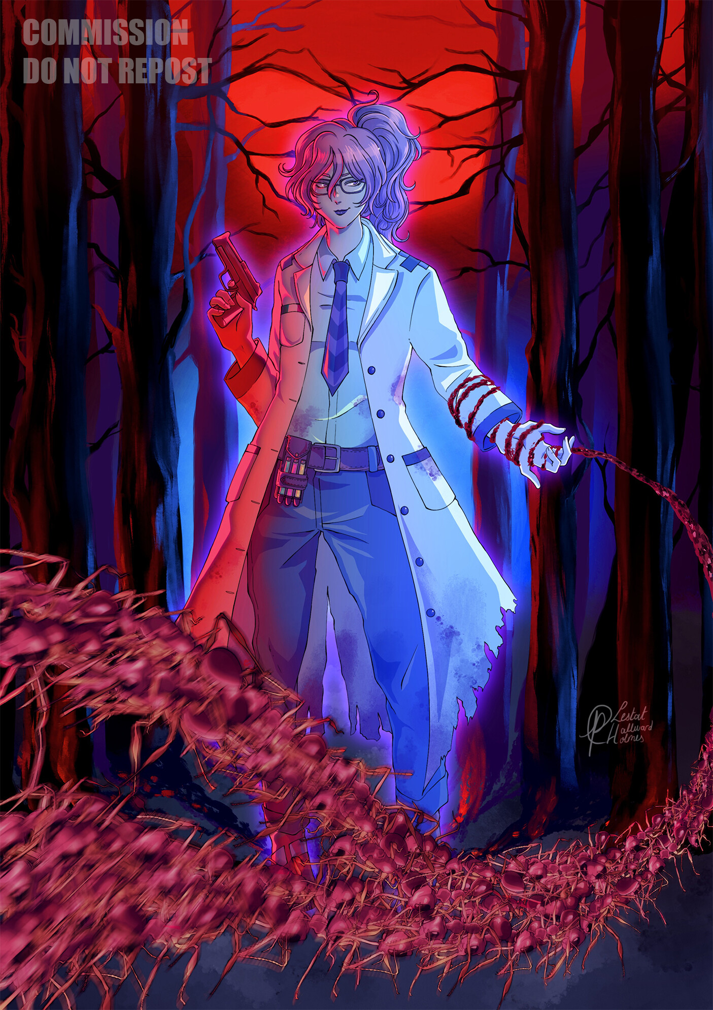 ArtStation - COMMISSION ART Adelaide Capon - queen of ants