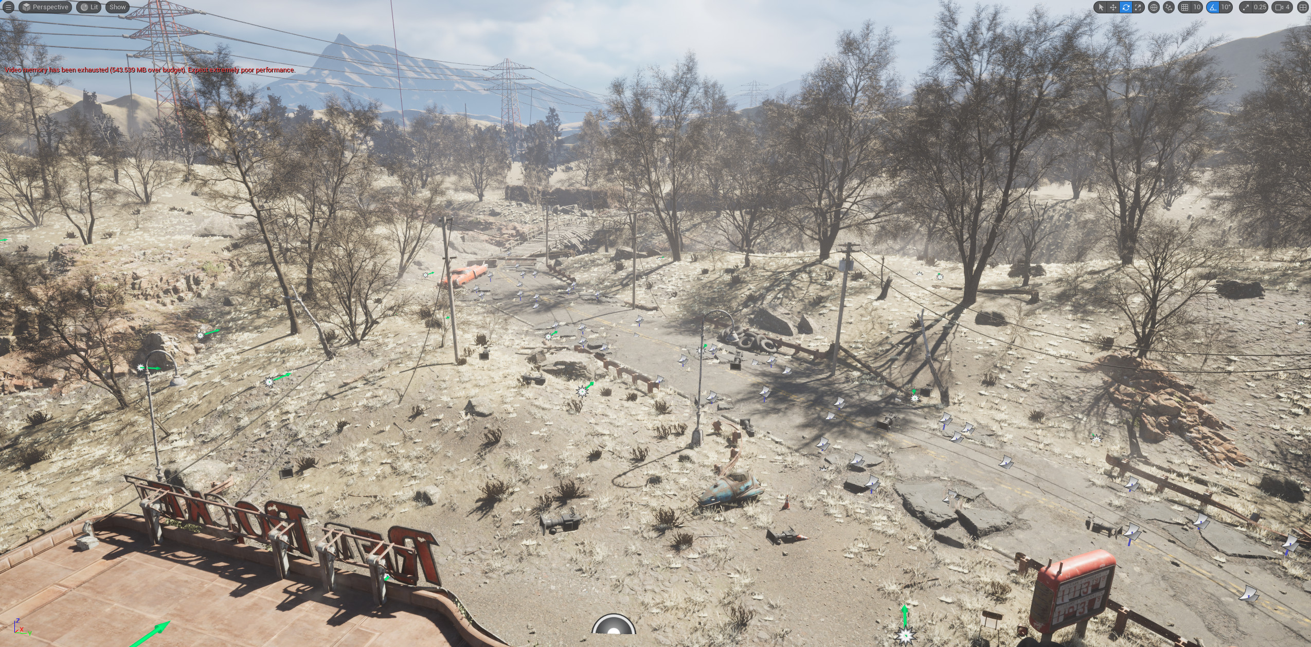 Andrew Gebert - UE5 Fallout 4 Fanart - Red Rocket Exterior