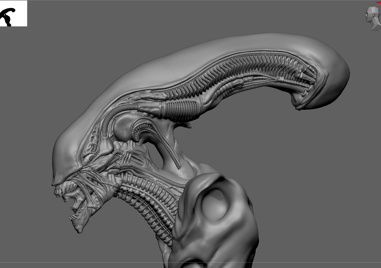 ArtStation - w.i.p Alien Drone