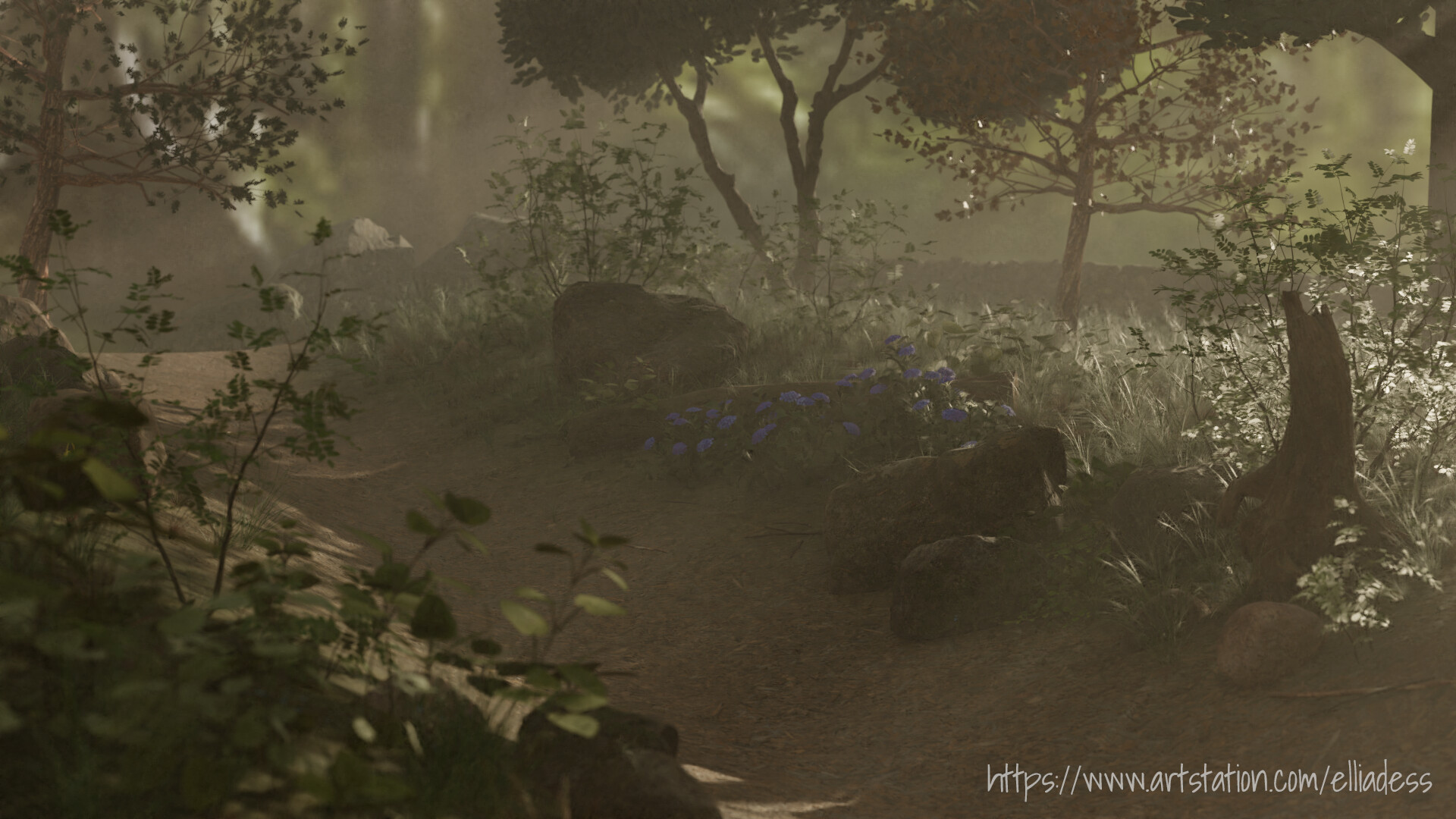 ArtStation - Forest of peace
