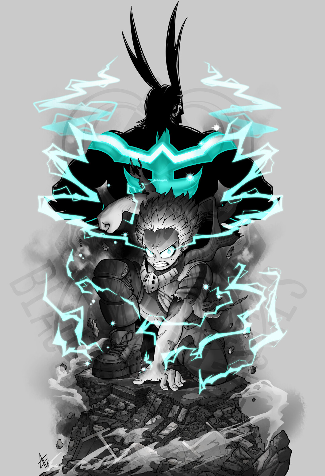 ArtStation - MHA Commission