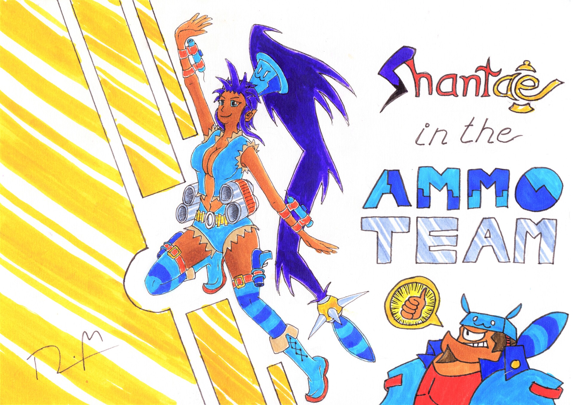 ArtStation - 2018 If Shantae was in the Ammo Baron's team
