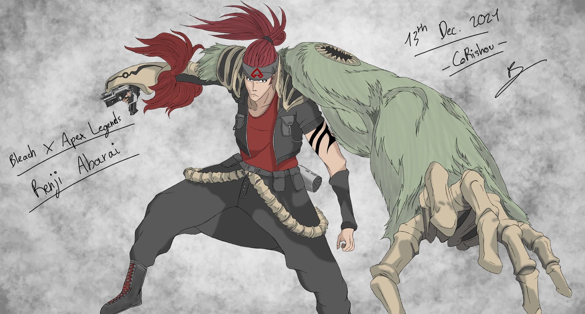ArtStation - Renji Abarai (BLEACH) as an Apex Legends character
