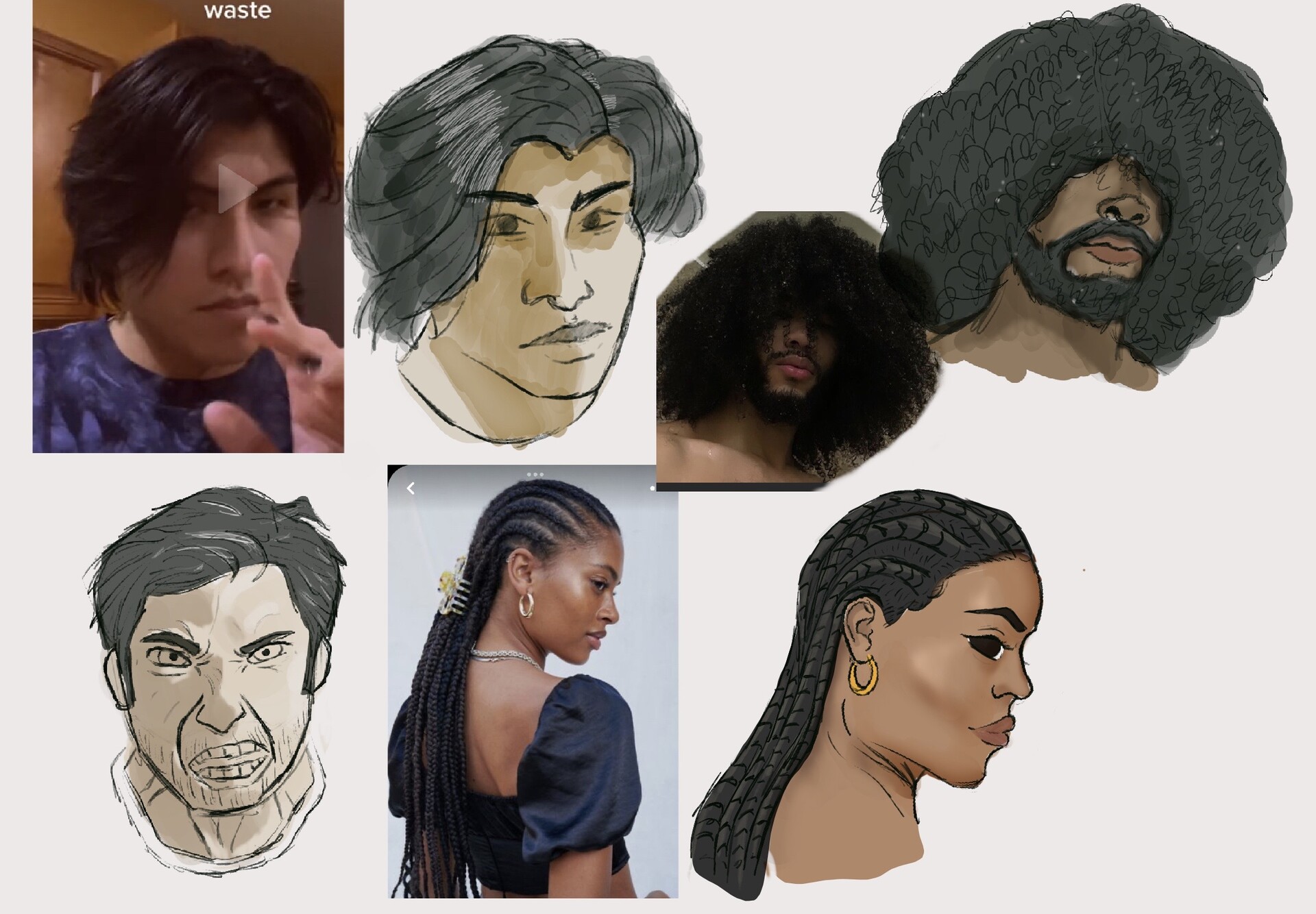 ArtStation - Facial Studies