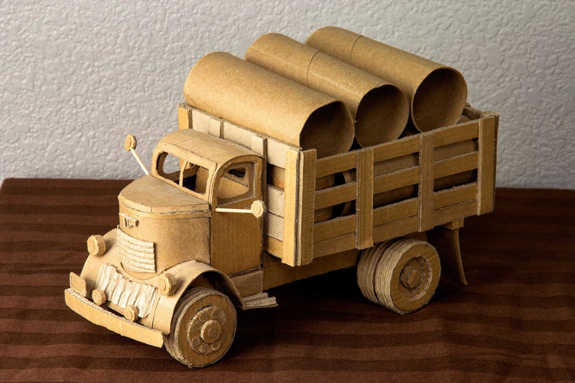 Paul Vincent M. Encarnacion - Cardboard Farm Truck - Cardboard Sculpture