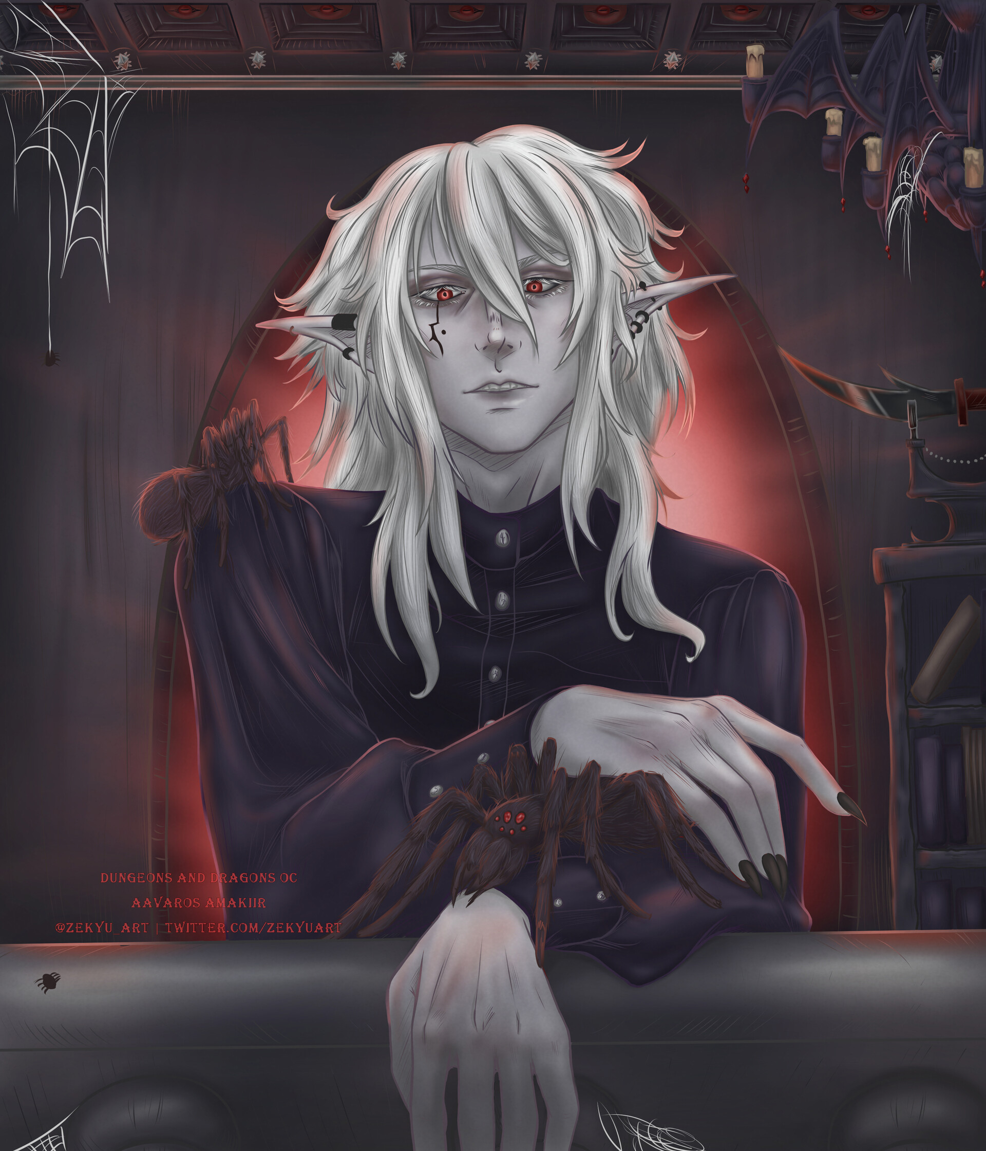 ArtStation - Aavaros Amakiir - Albino Drow