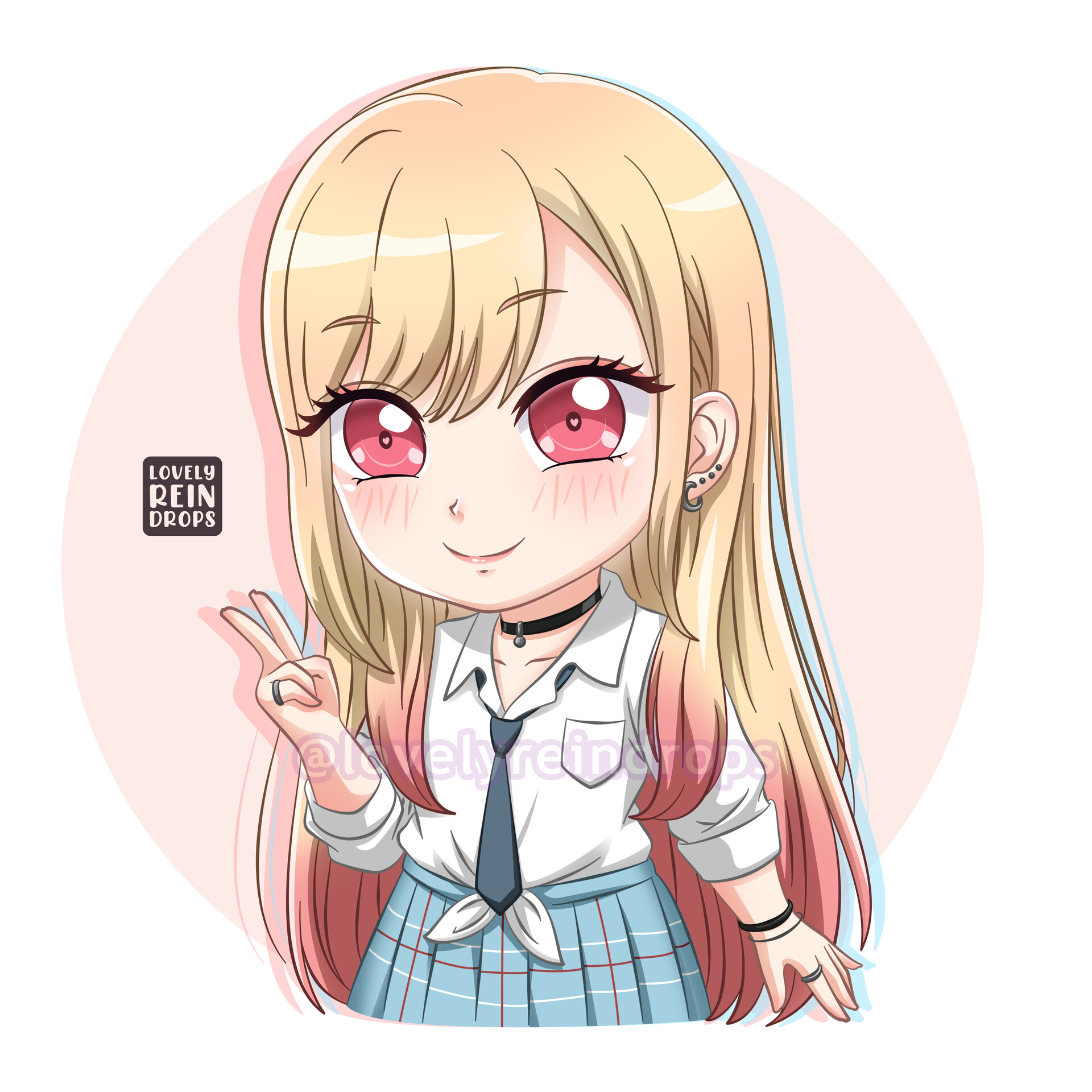 ArtStation - Marin Kitagawa Chibi Fan Art