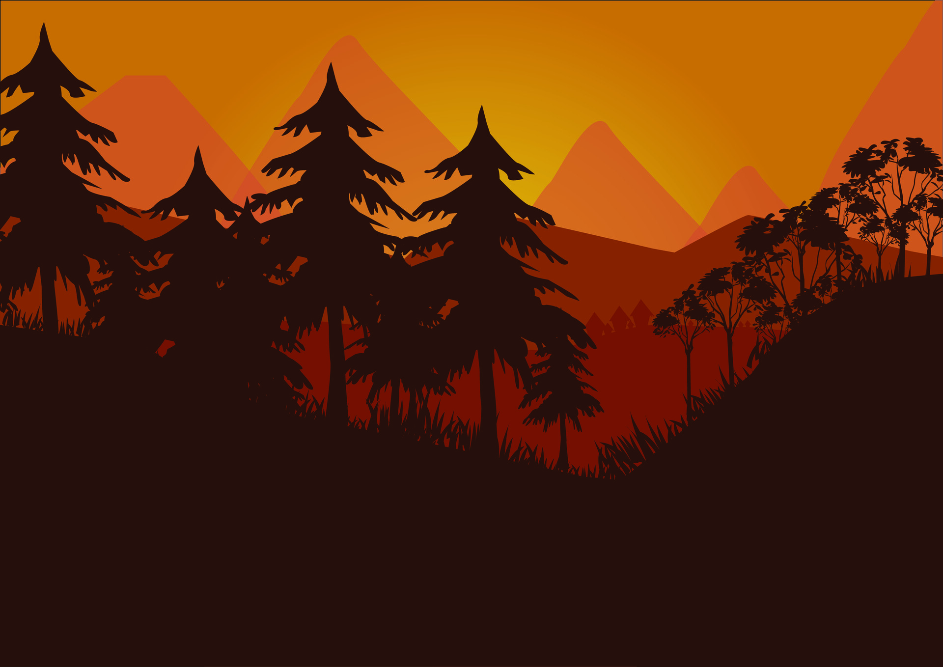 ArtStation - Landscape Illustration Design.