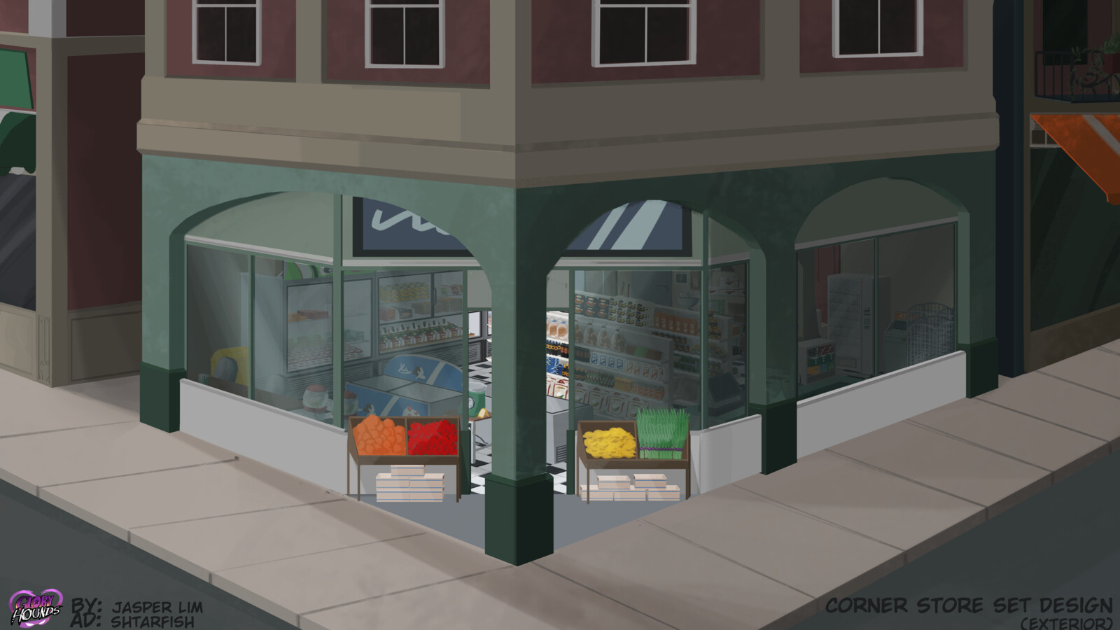 Jasper Lim - "De Bruin" - Corner Store Background