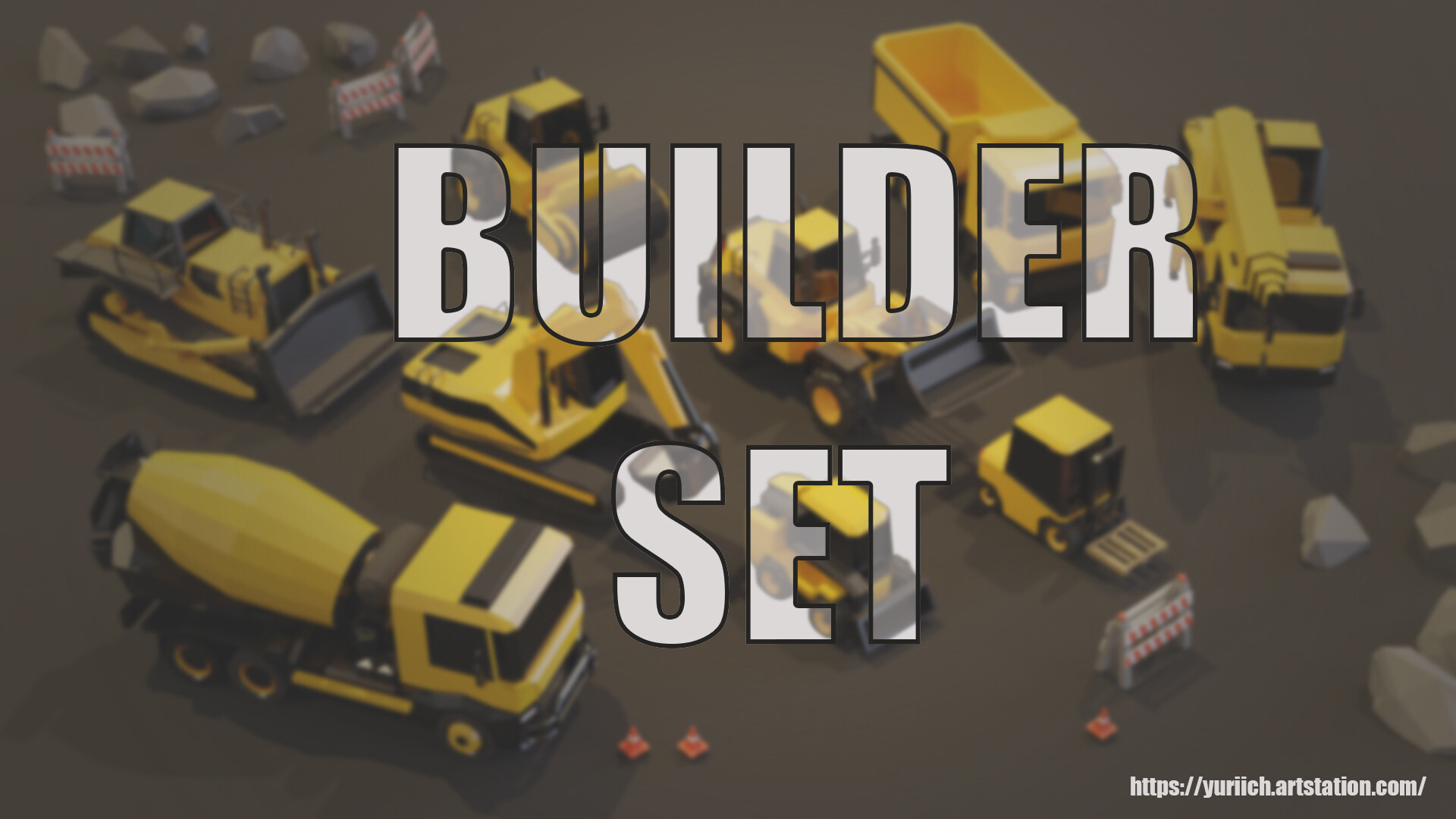 ArtStation - CONSTRUCTION MACHINERY SET