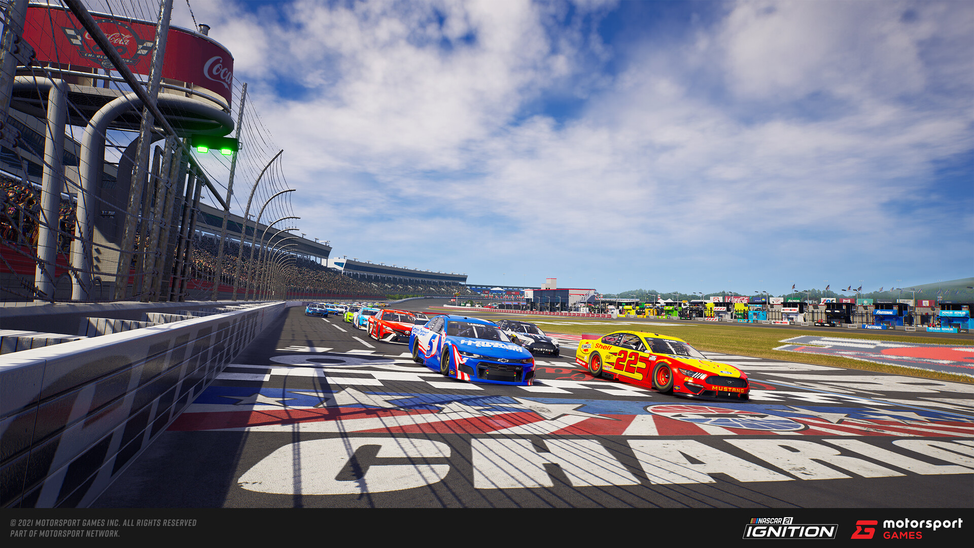 Eugene Mitchell - NASCAR 21: IGNITION | Racetrack area environment