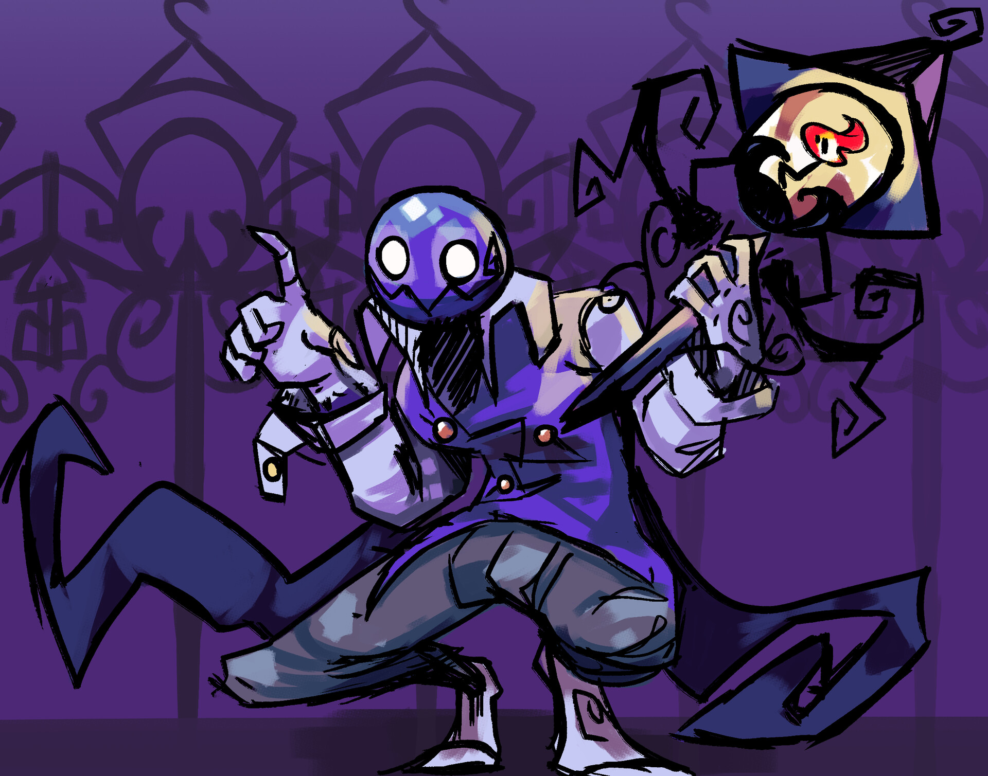 ArtStation - Lantern monster