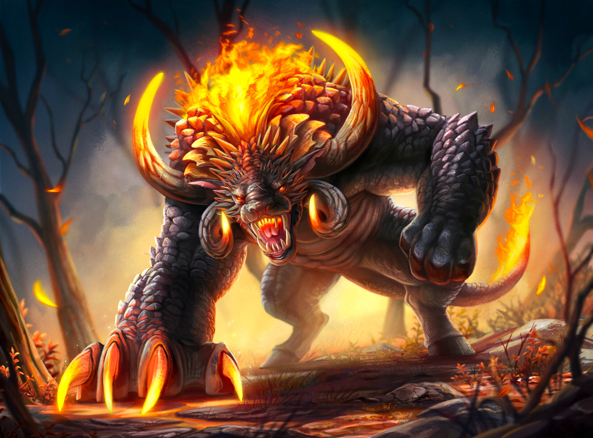 ArtStation - Bull Creature