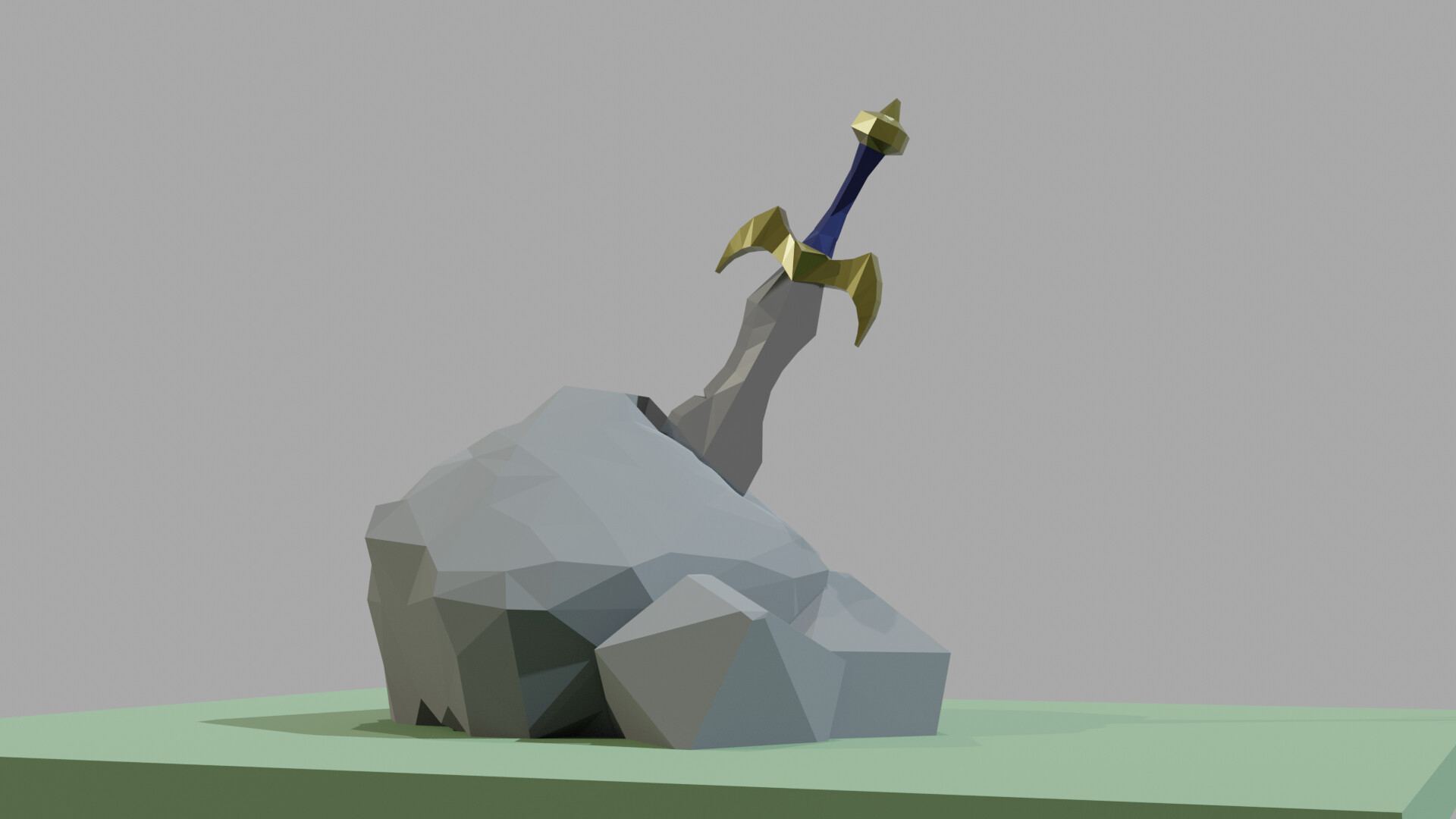 ArtStation - Low Poly Sword