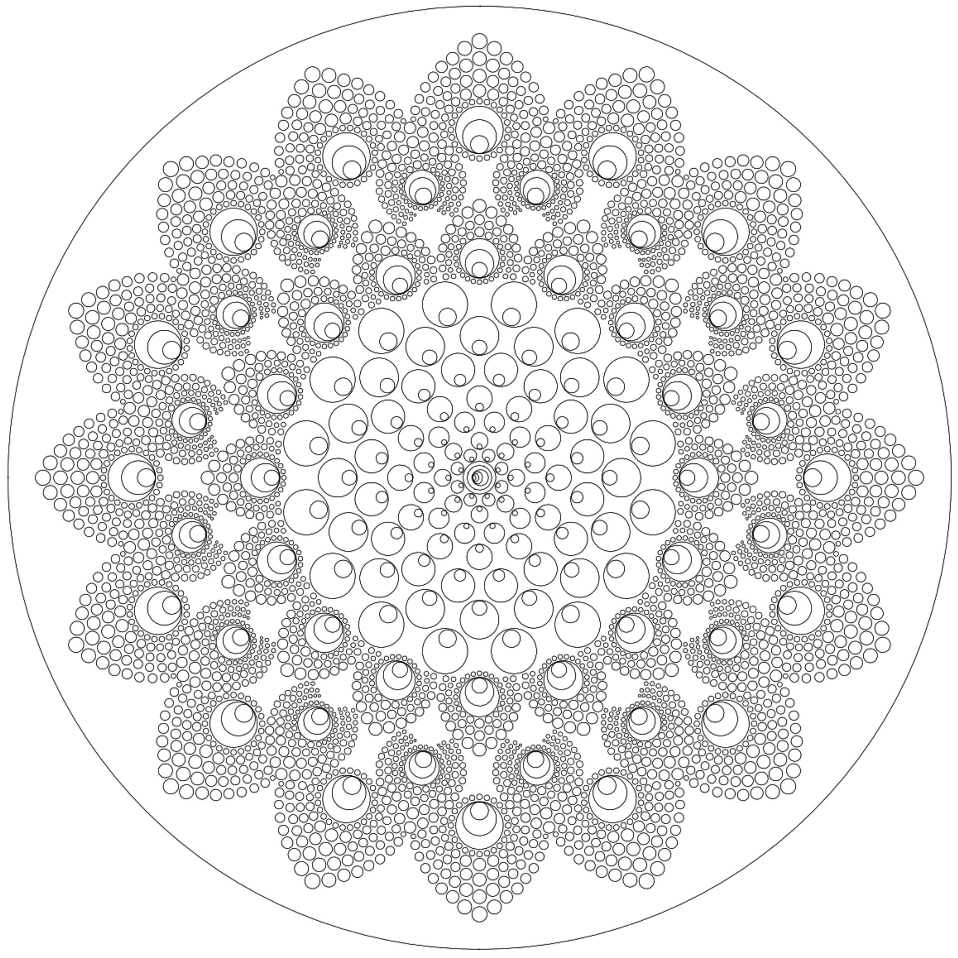 doppler effect mandala how to draw geometric art