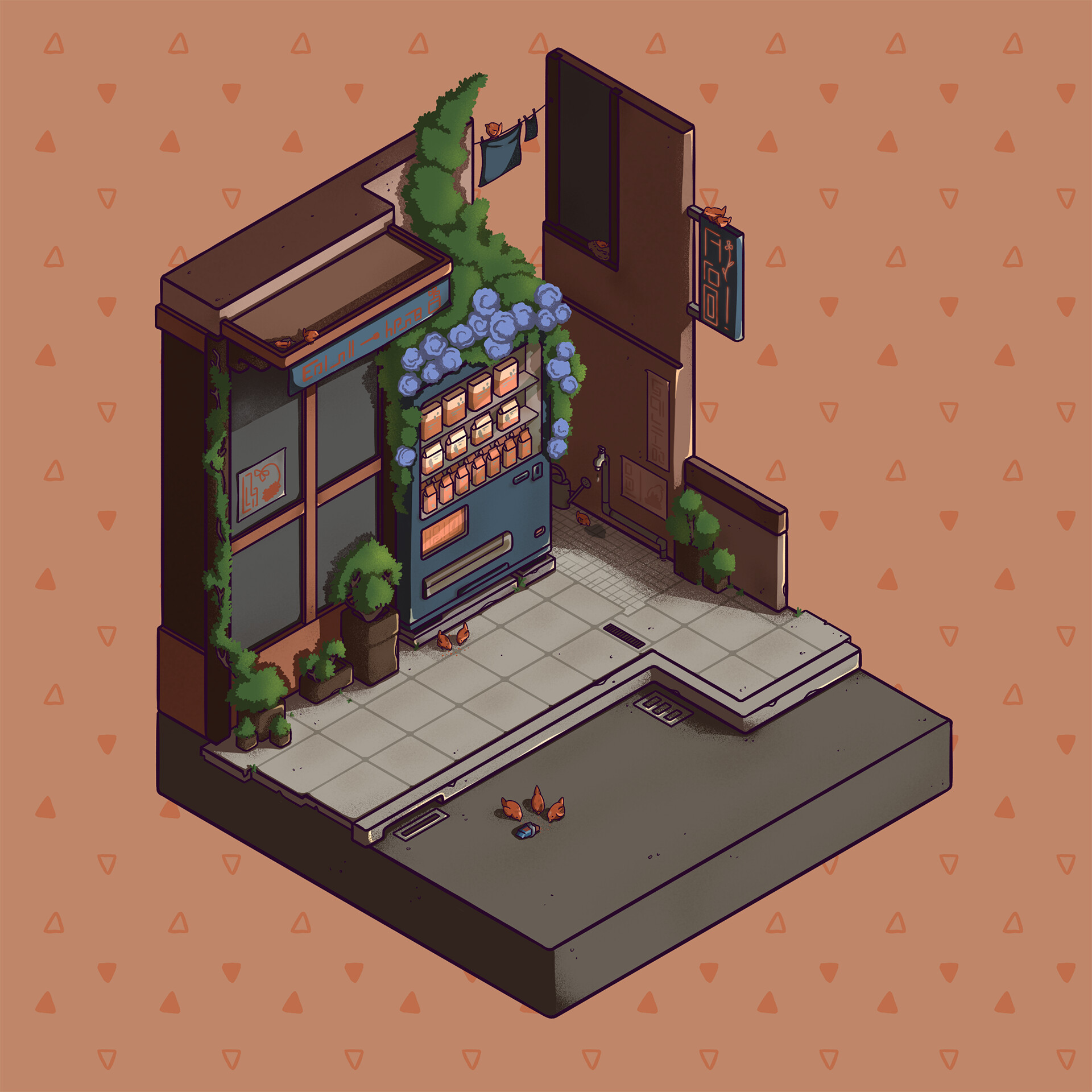 ArtStation - Isometric Neighbourhoods