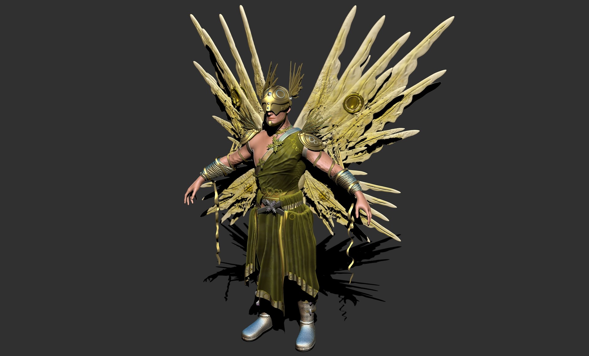 ArtStation - Archangel concept and 3D Model