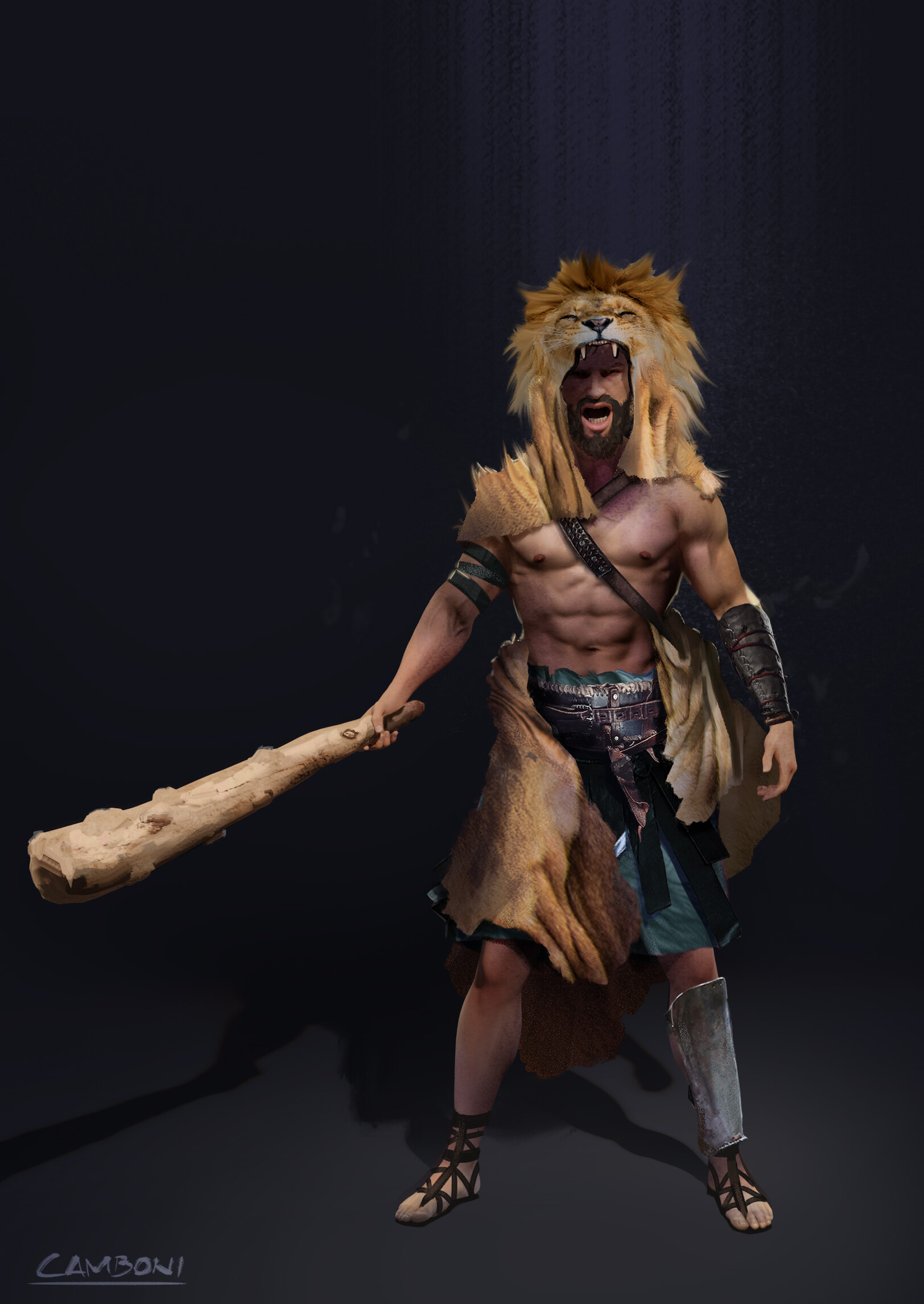 ArtStation - The Heracles Art Challange_ Character