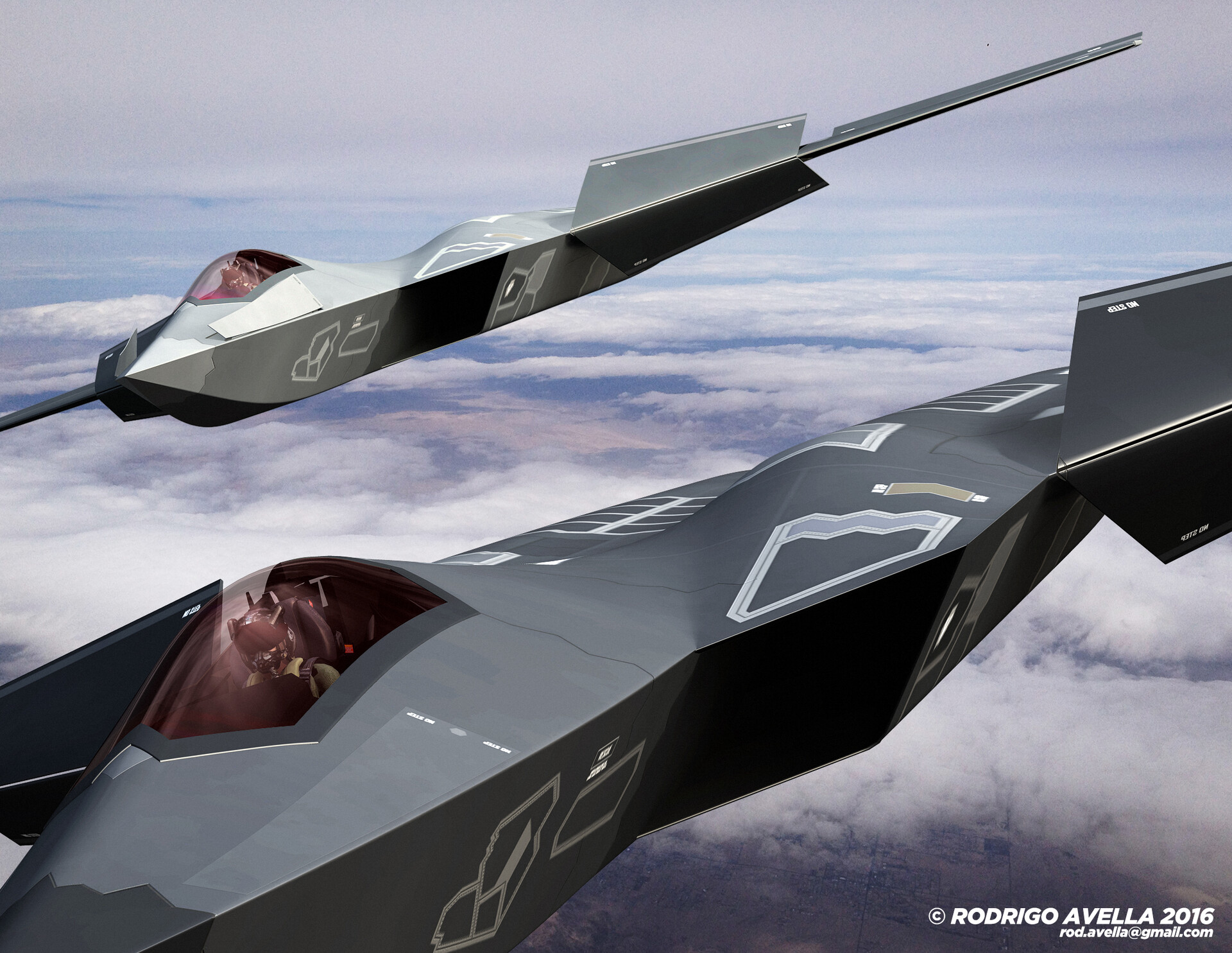 Rodrigo Avella - FX - Sixth Generation Fighter Concept