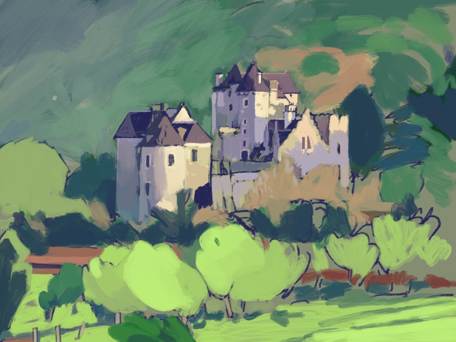 ArtStation - CHATEAU VERT