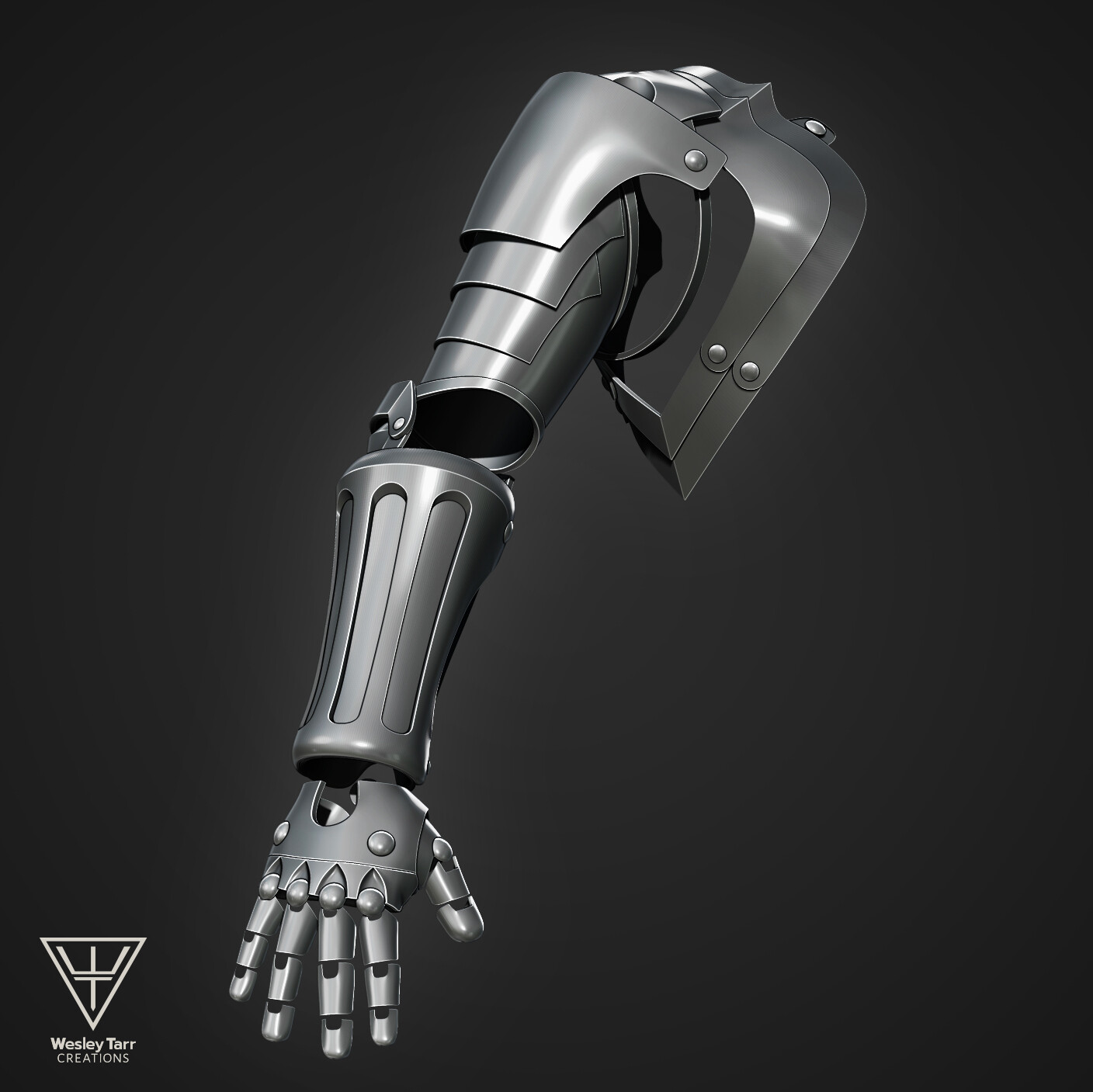 Wesley Tarr Creations - Edward Elric's Automail 3d print files