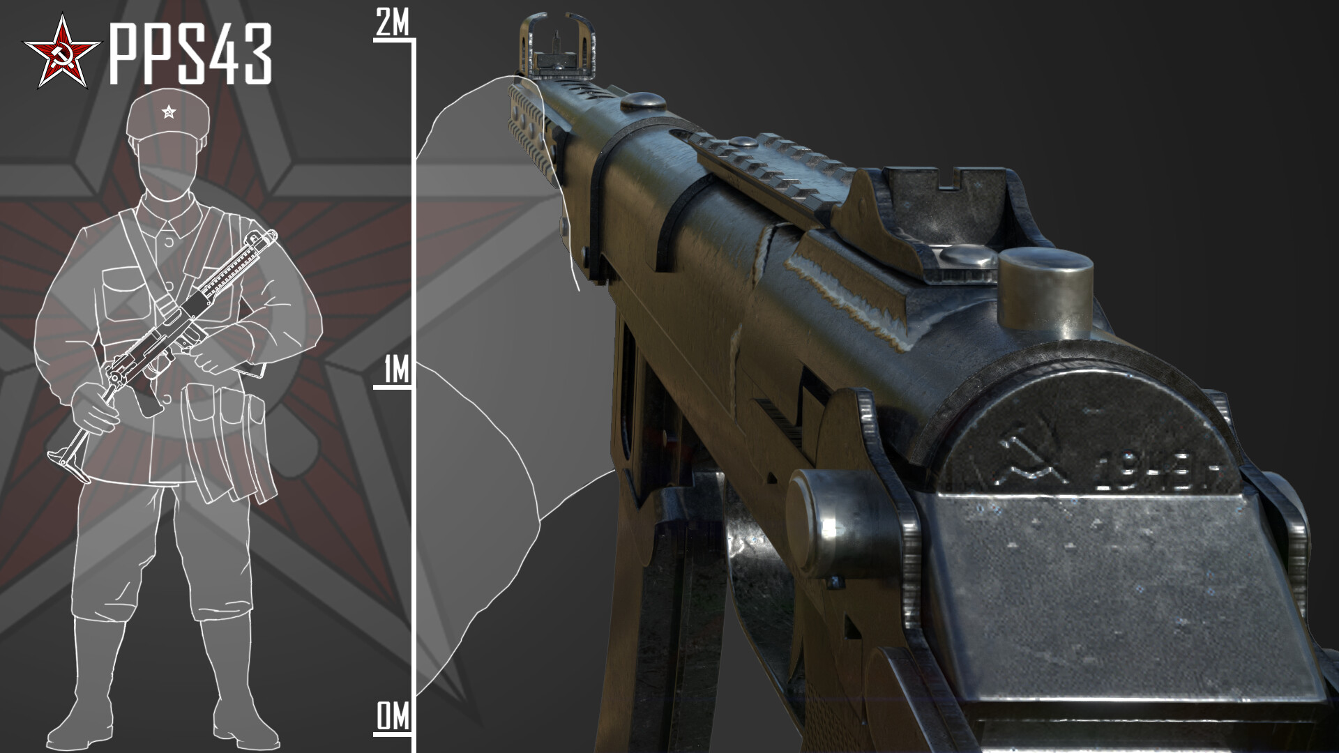 踏三山游五岳，恨天无把恨地无环，代管北京通州及周边各县，真正大英雄毛文武 - PPS-43 Modified FPS Animation