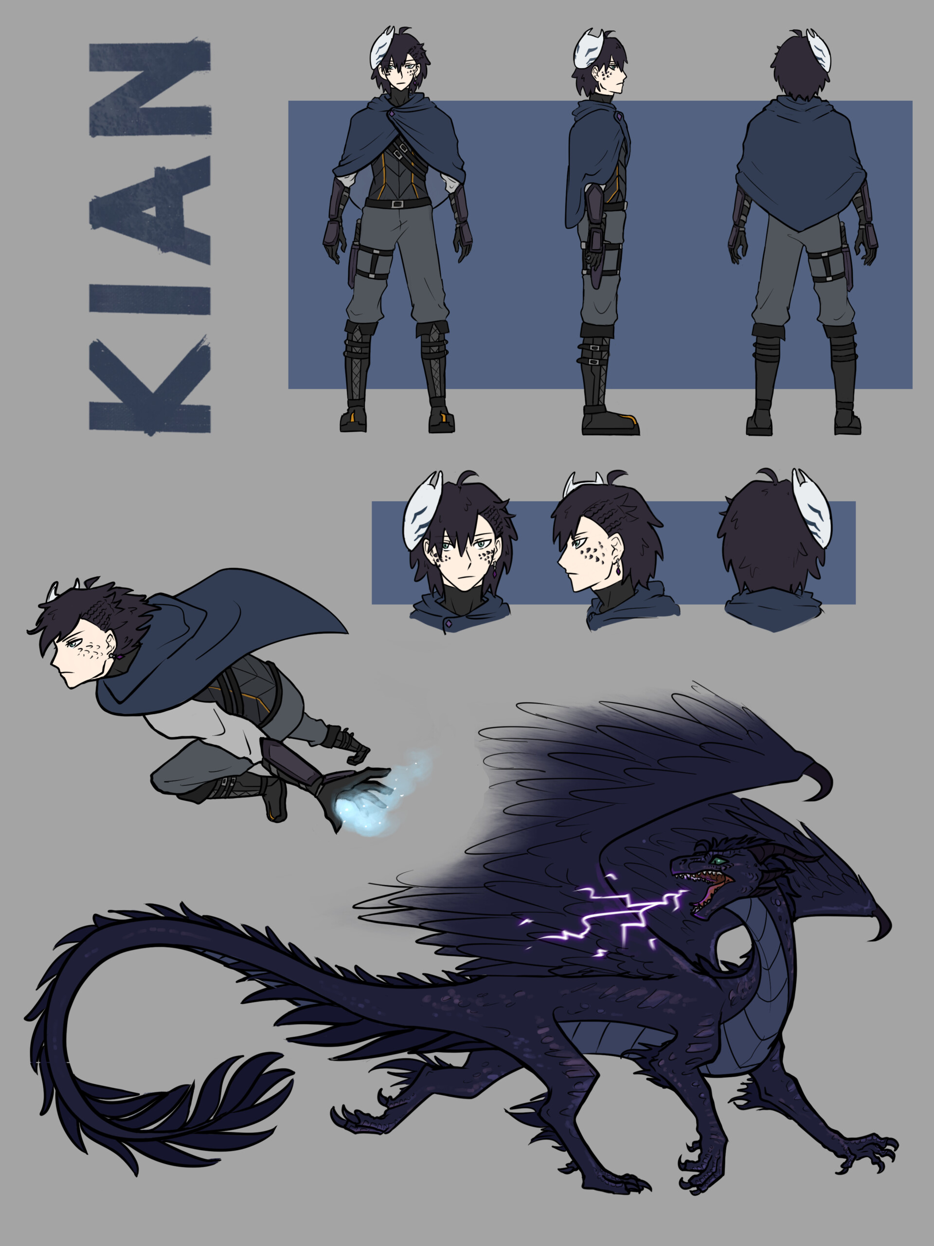ArtStation - Character Sheet: Kian
