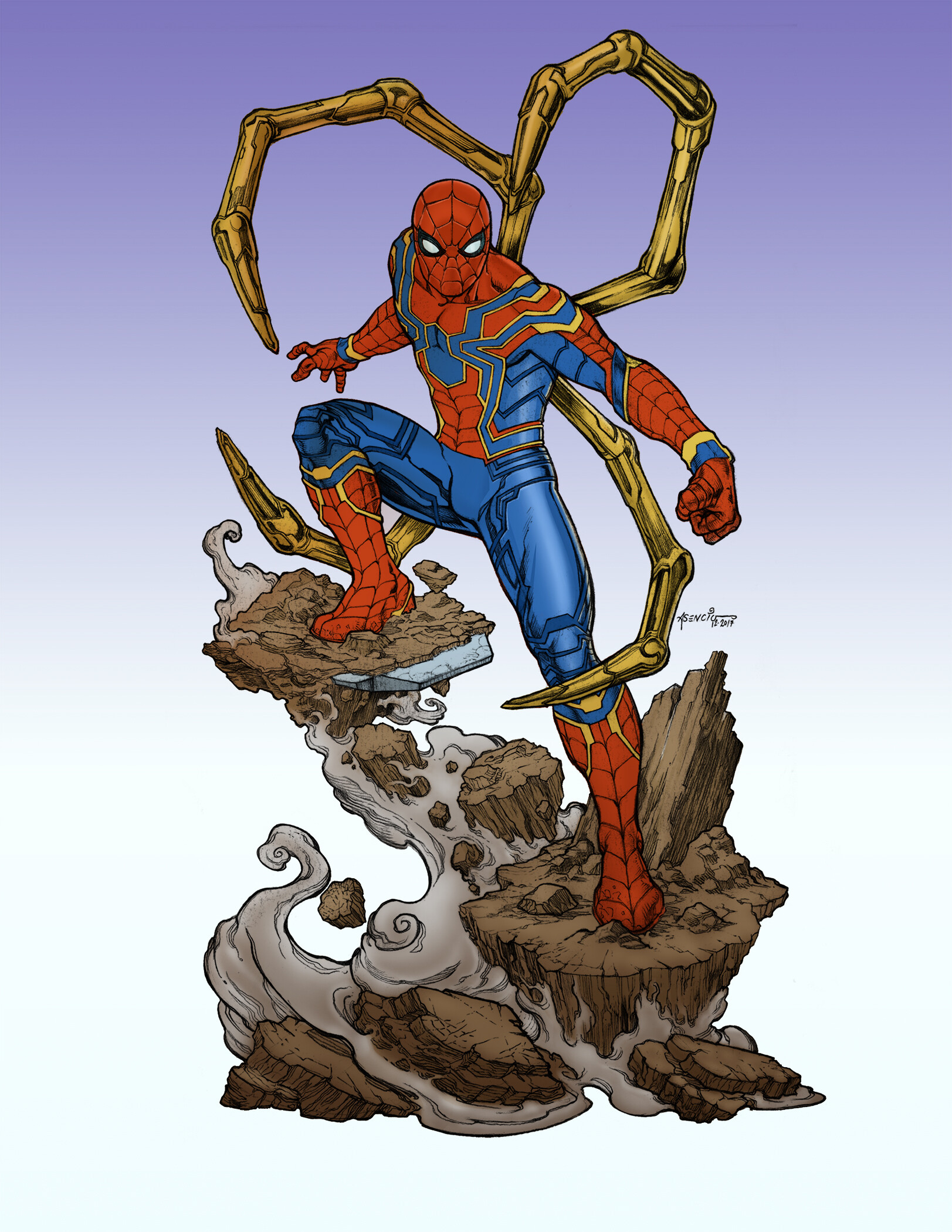 ArtStation - Iron Spider Gallery artwork