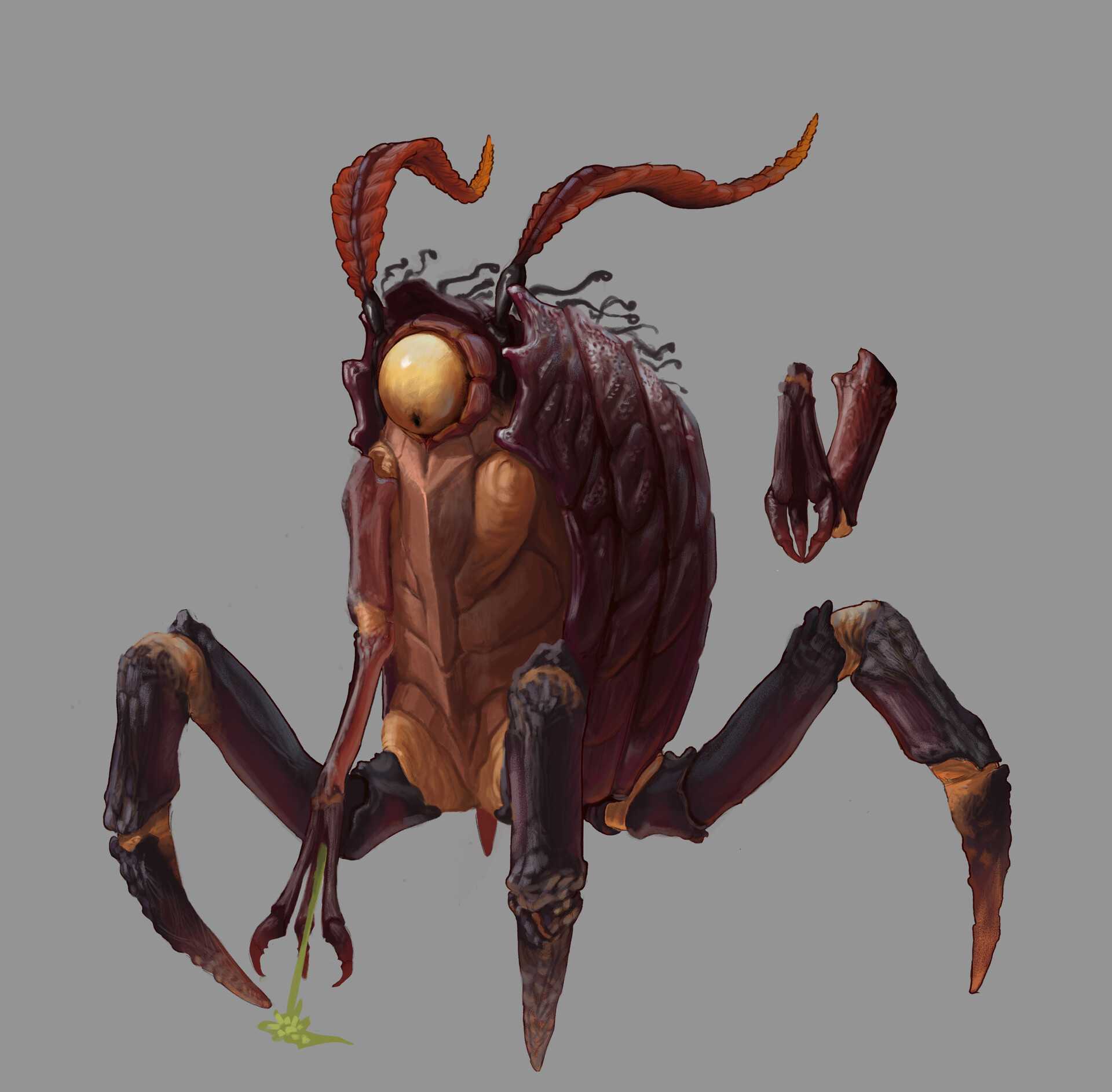 Nick S. - concept for a chitinous tetrapod
