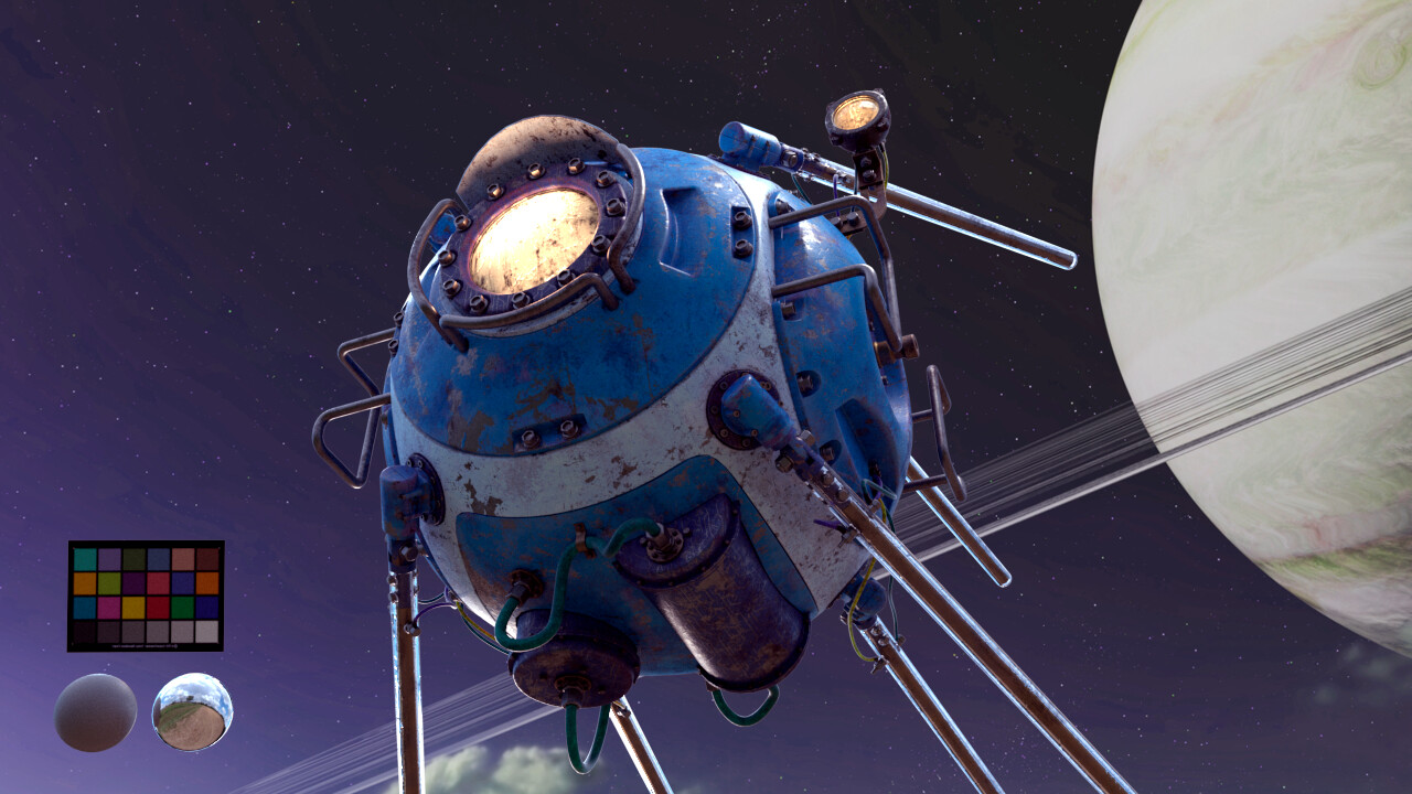 ArtStation - Drone texturing assignment