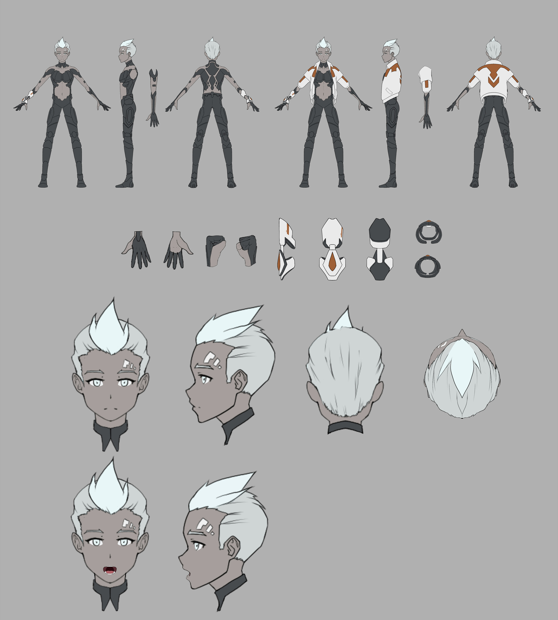 Male Character Model Sheet