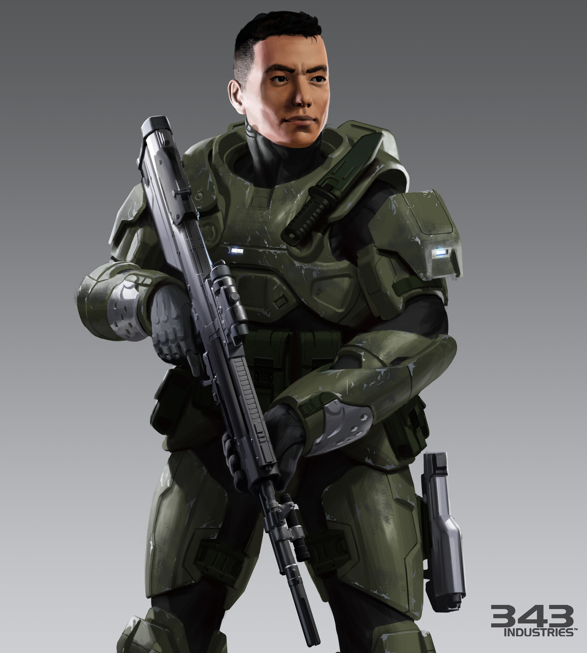 David Heidhoff - Halo Encyclopedia Character Portraits
