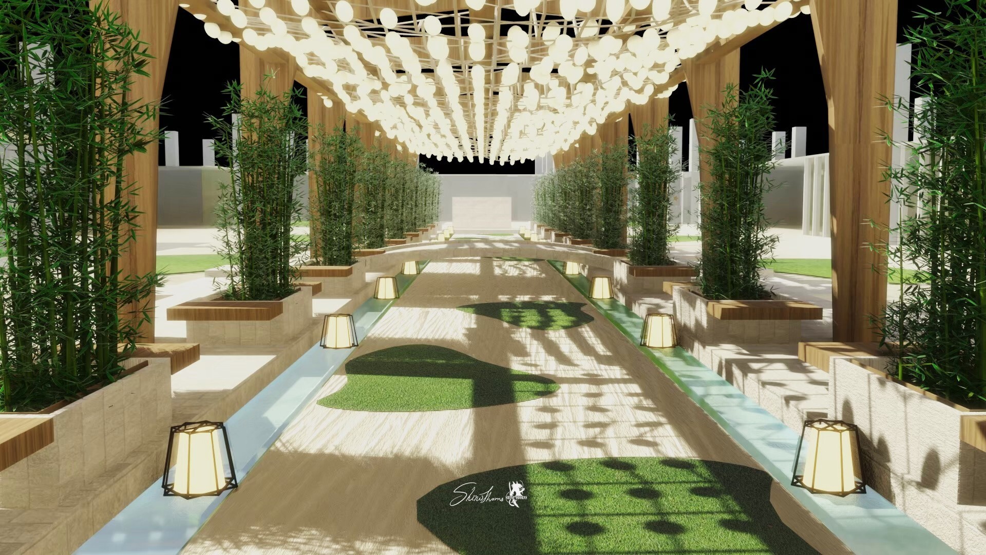 ArtStation - LandScape design Archviz - Blender