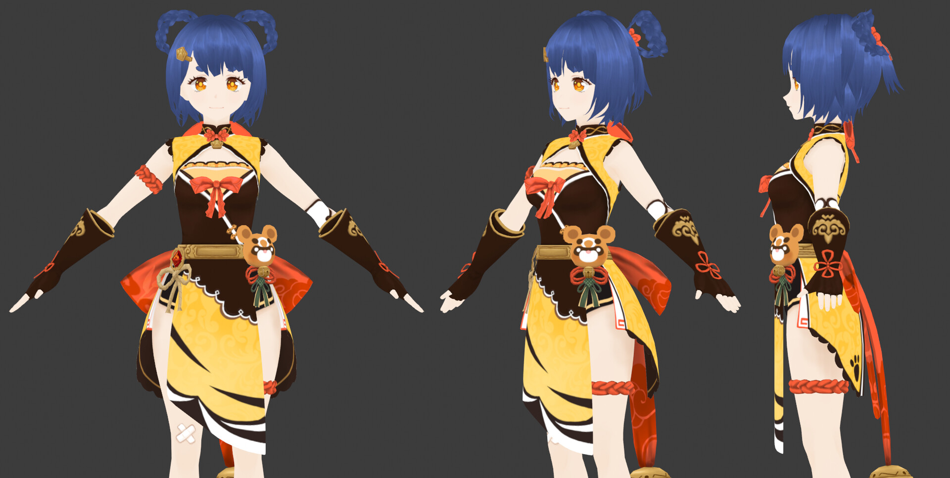 ArtStation - Xiangling Genshin Impact Vroid Fanart