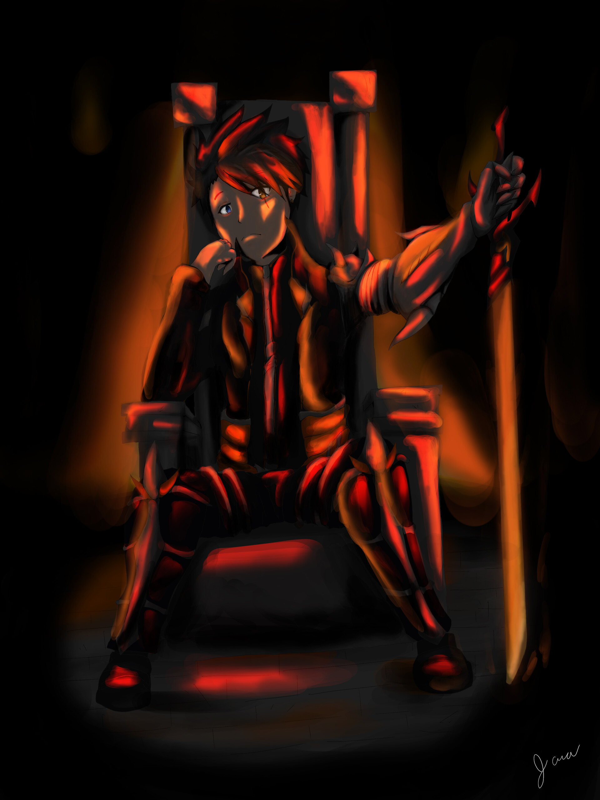 ArtStation - Demon King Arthur (past)