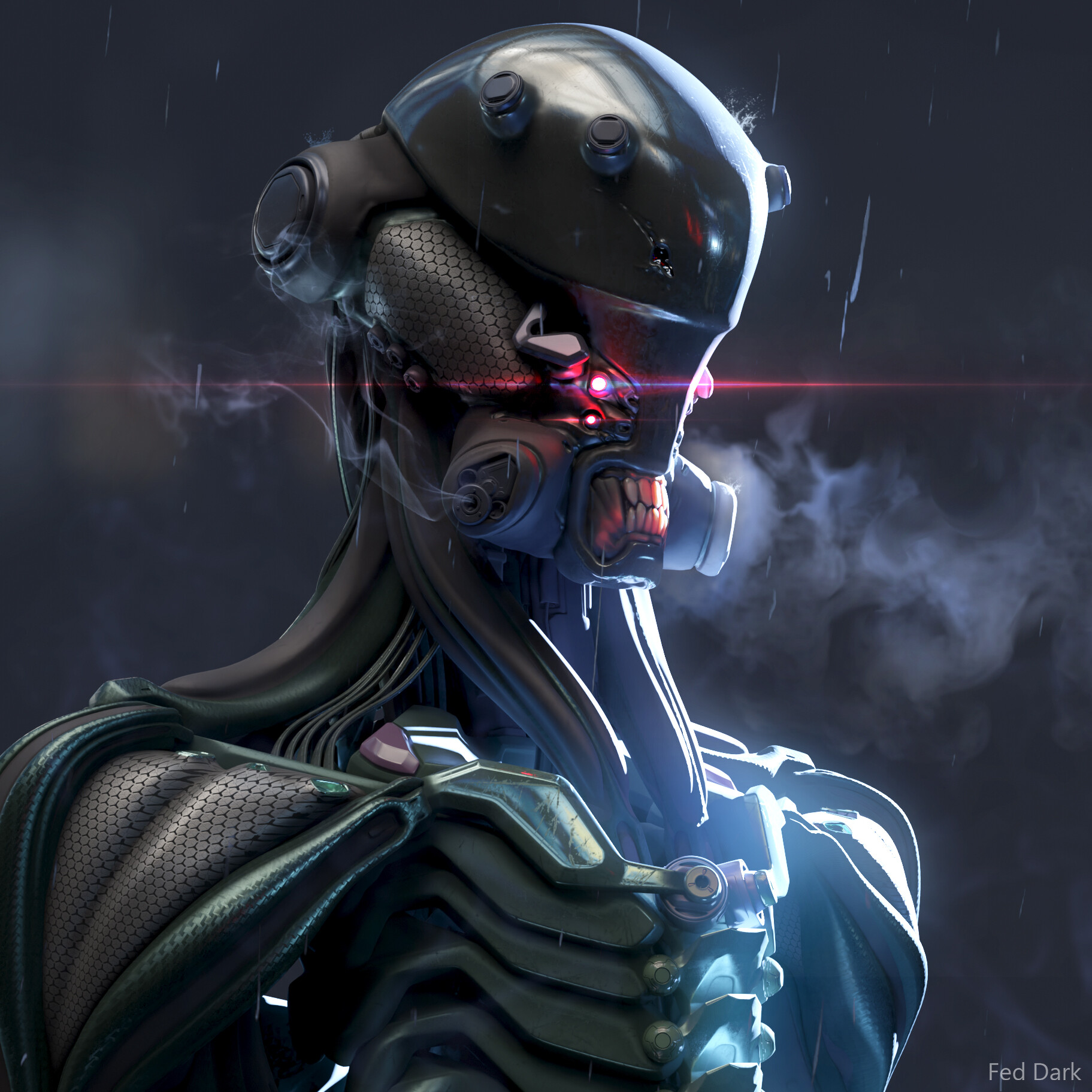 ArtStation - Cyber soldier