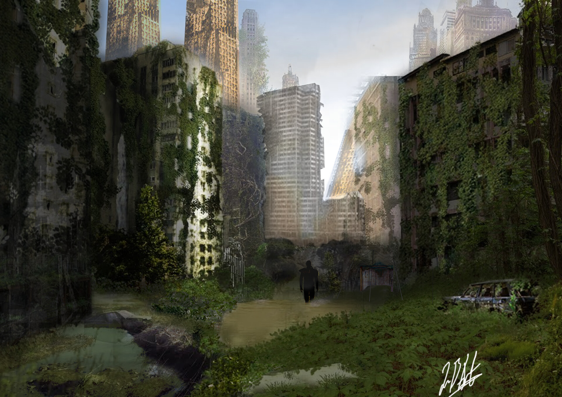 ArtStation - Ruined City Environmental Concept