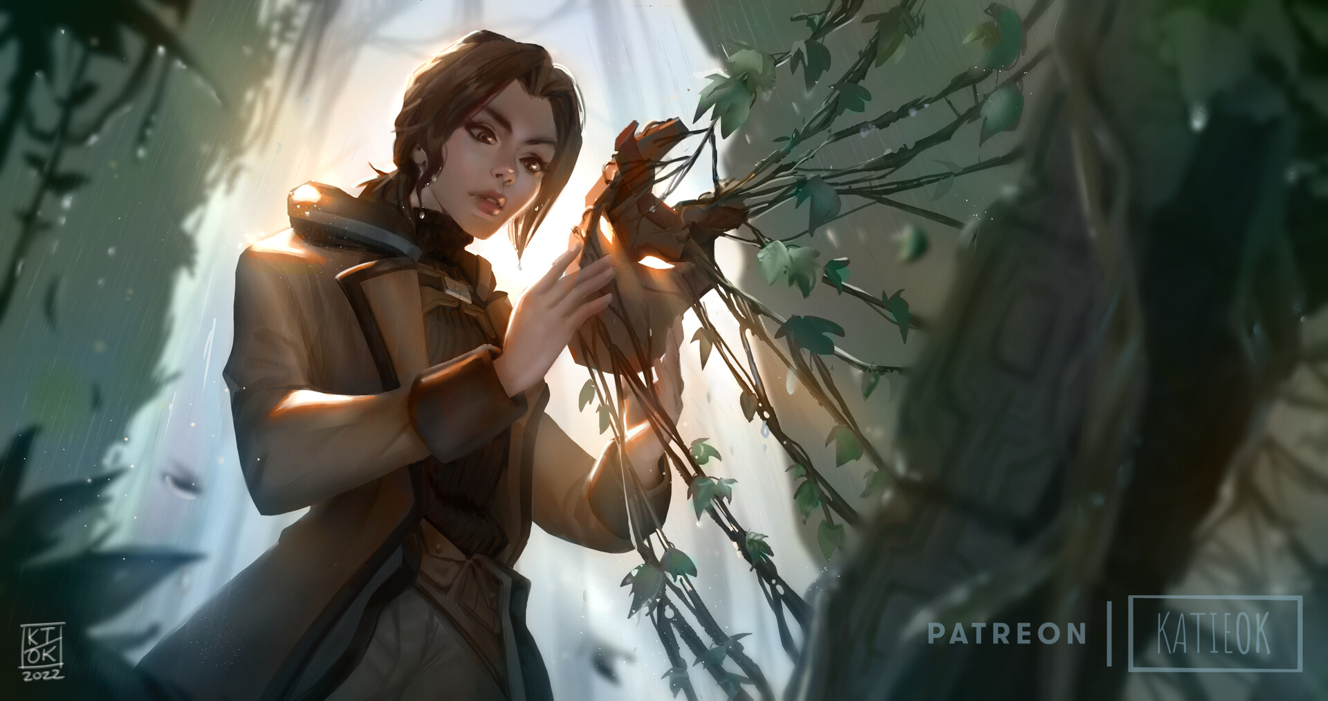 ArtStation - Ellianora discovers Ancient mask