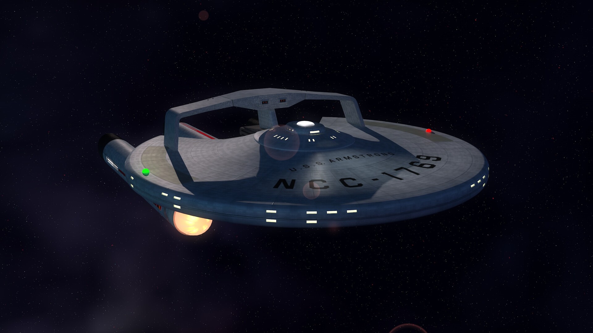 ArtStation - U.S.S. Armstrong, Armstrong class TOS