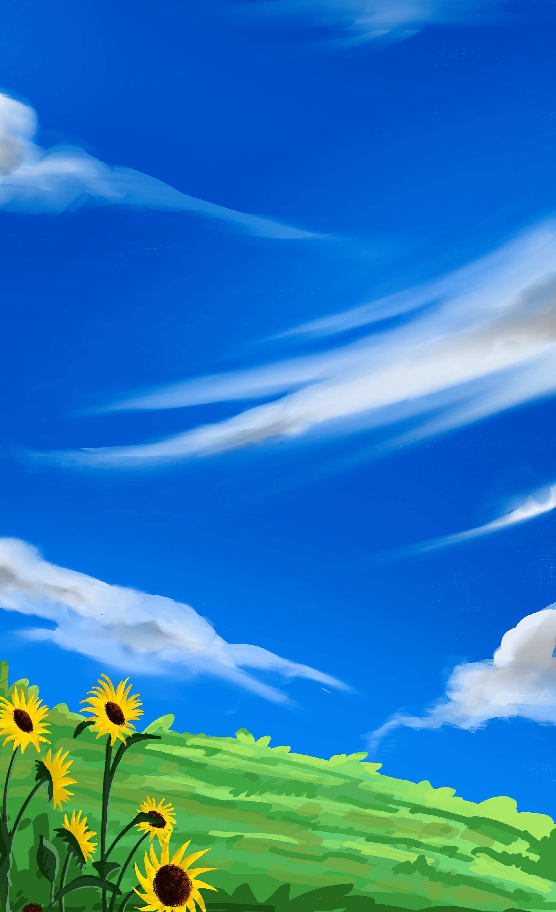 ArtStation - Stylized Sky Landscape (2022 vs 2020)