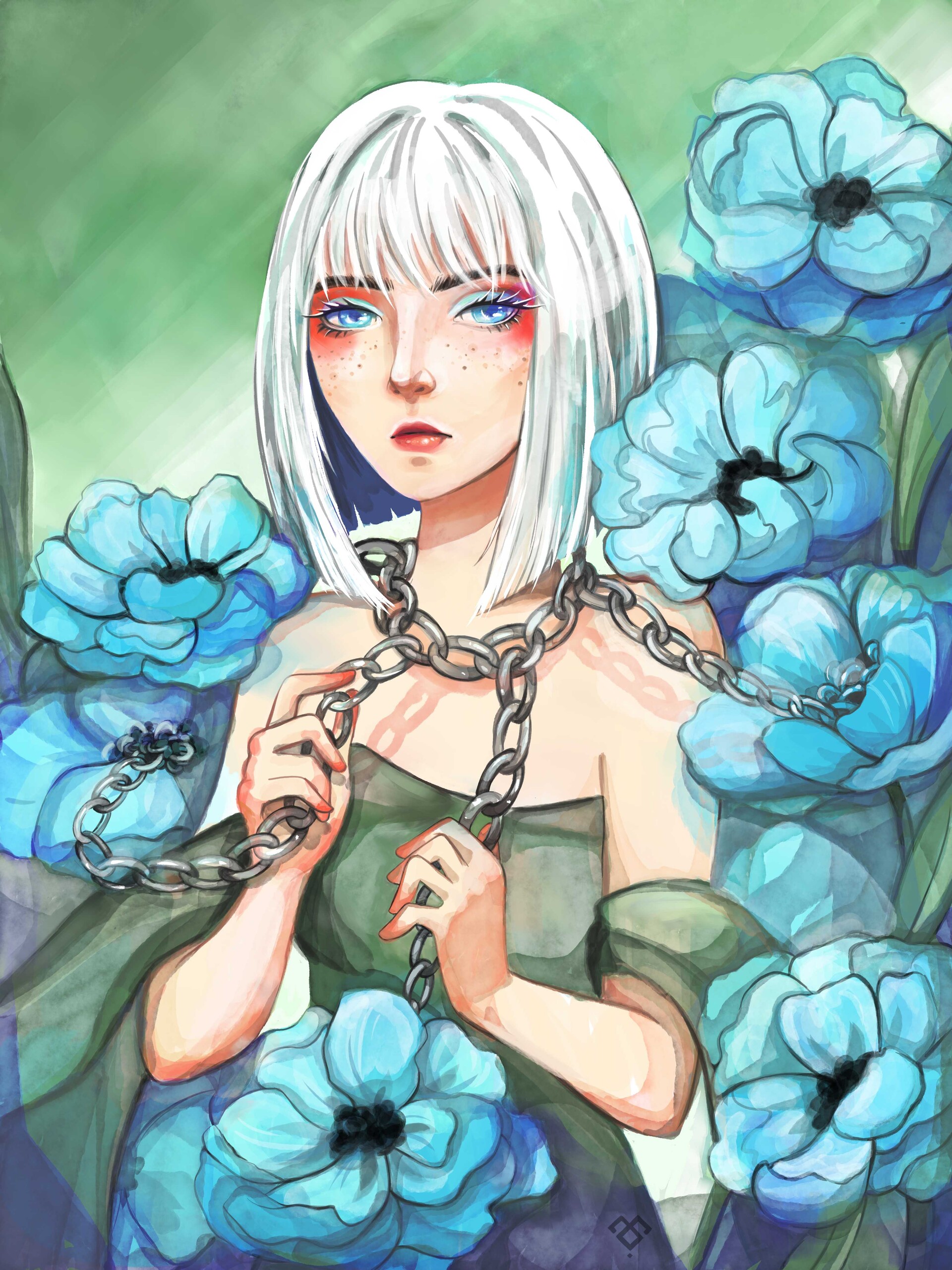 ArtStation - Girl in chains