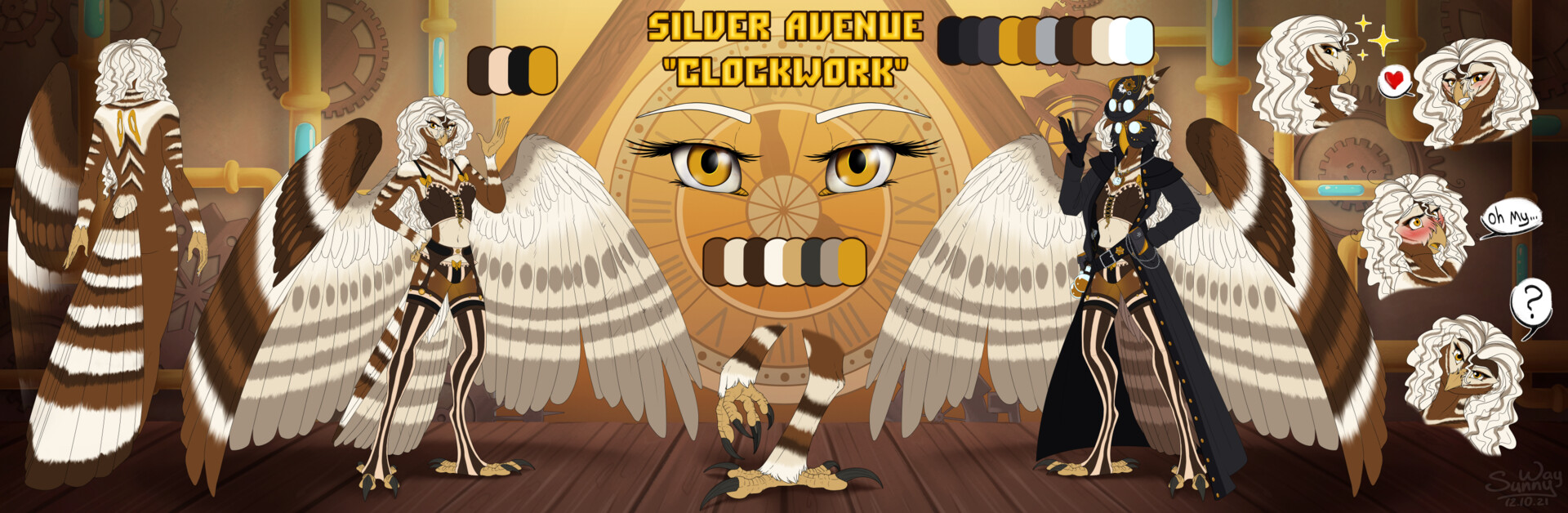 Sunny Way - Silver Avenue "Clockwork" - character reference