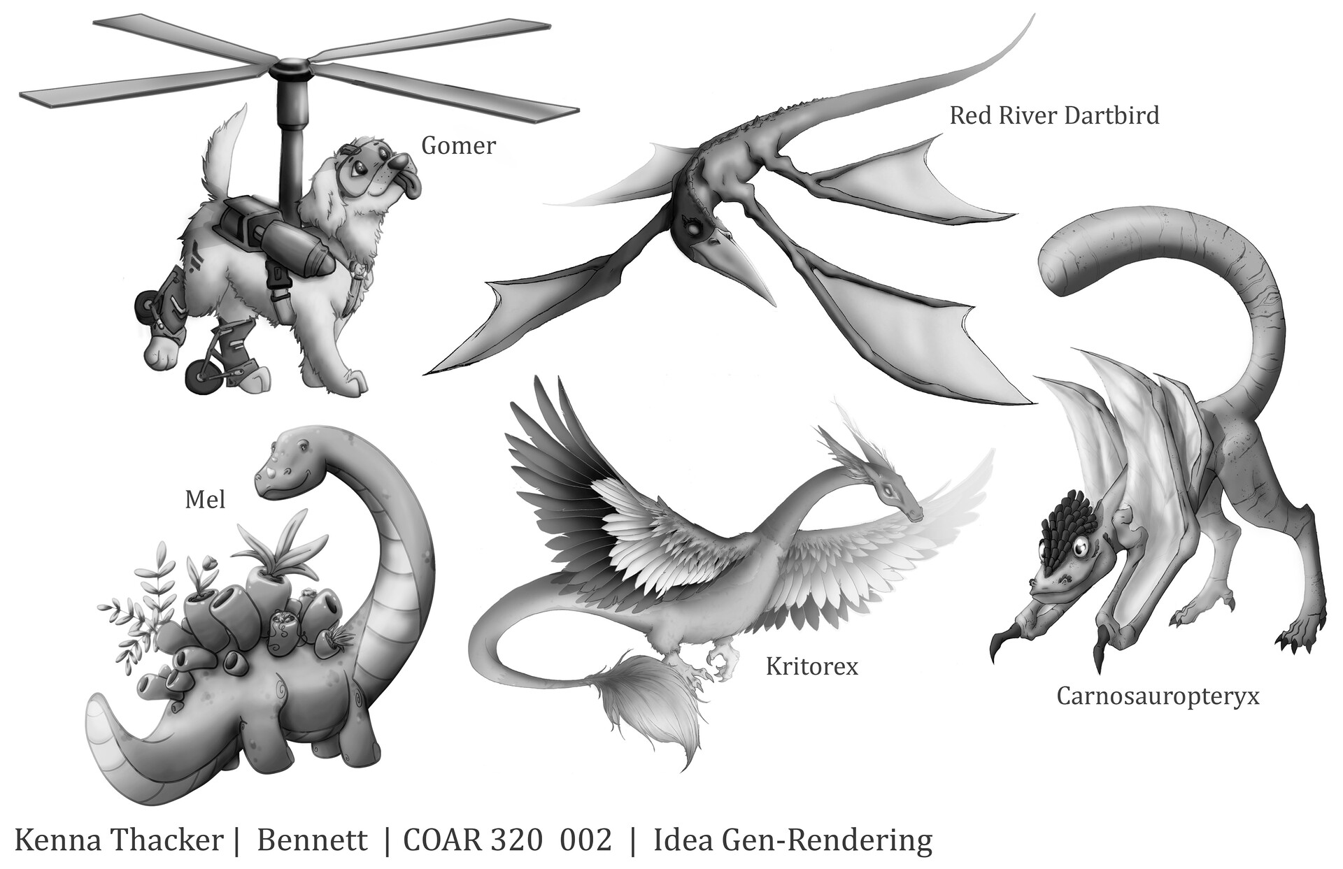 ArtStation - Creature Design Explorations