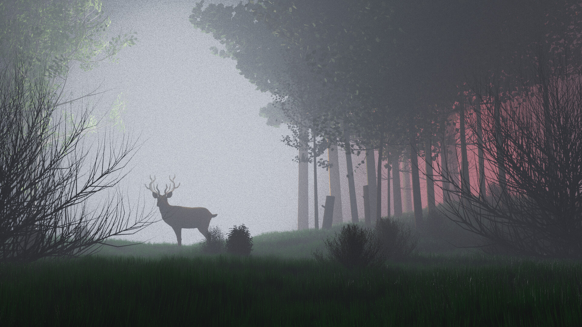 ArtStation - lone Forest