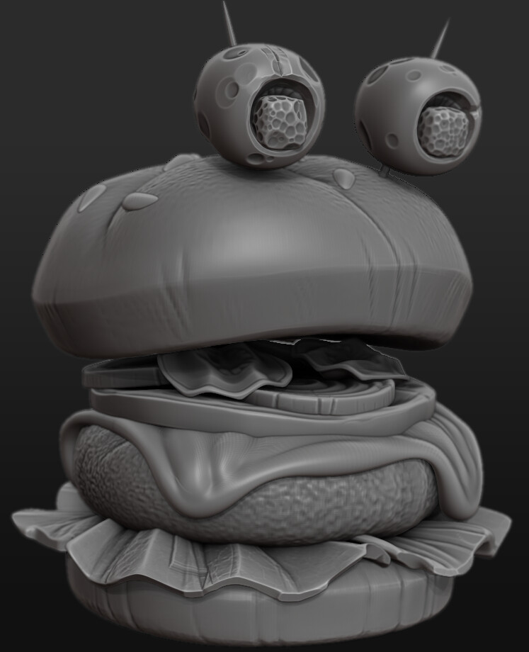ArtStation - Burger Creature