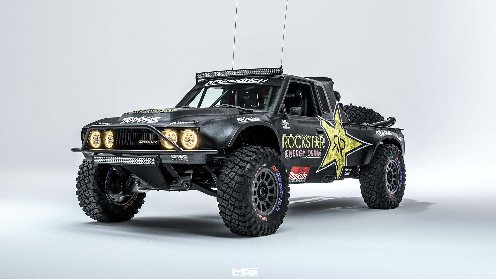ArtStation - Datsun 620 PreRunner