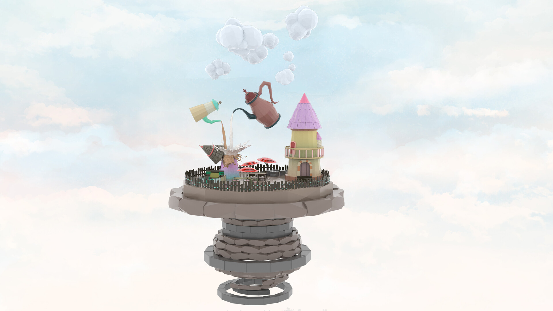 ArtStation - Fantasy Tea Shop