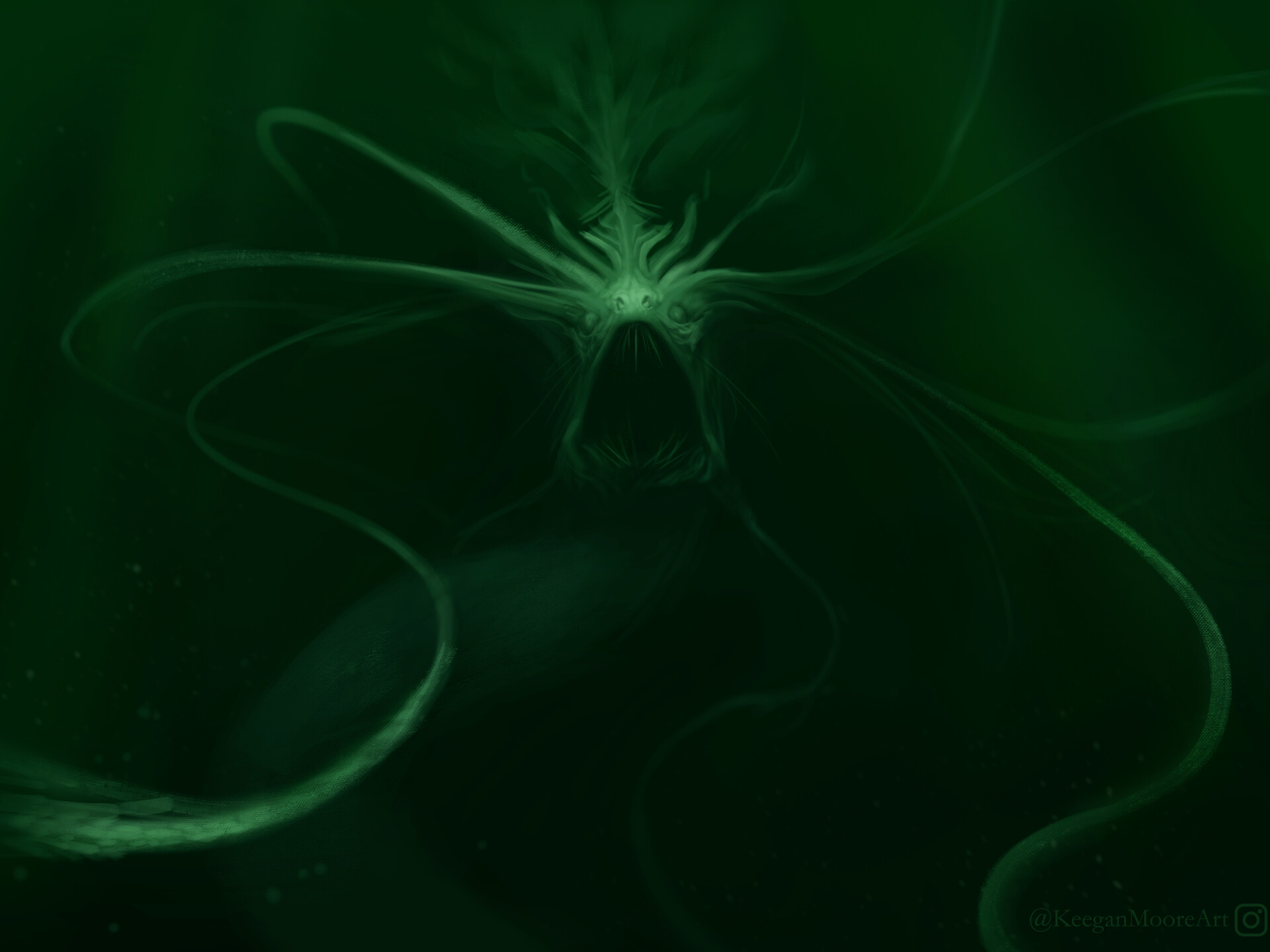 ArtStation - Thalassophobia Creature Concept