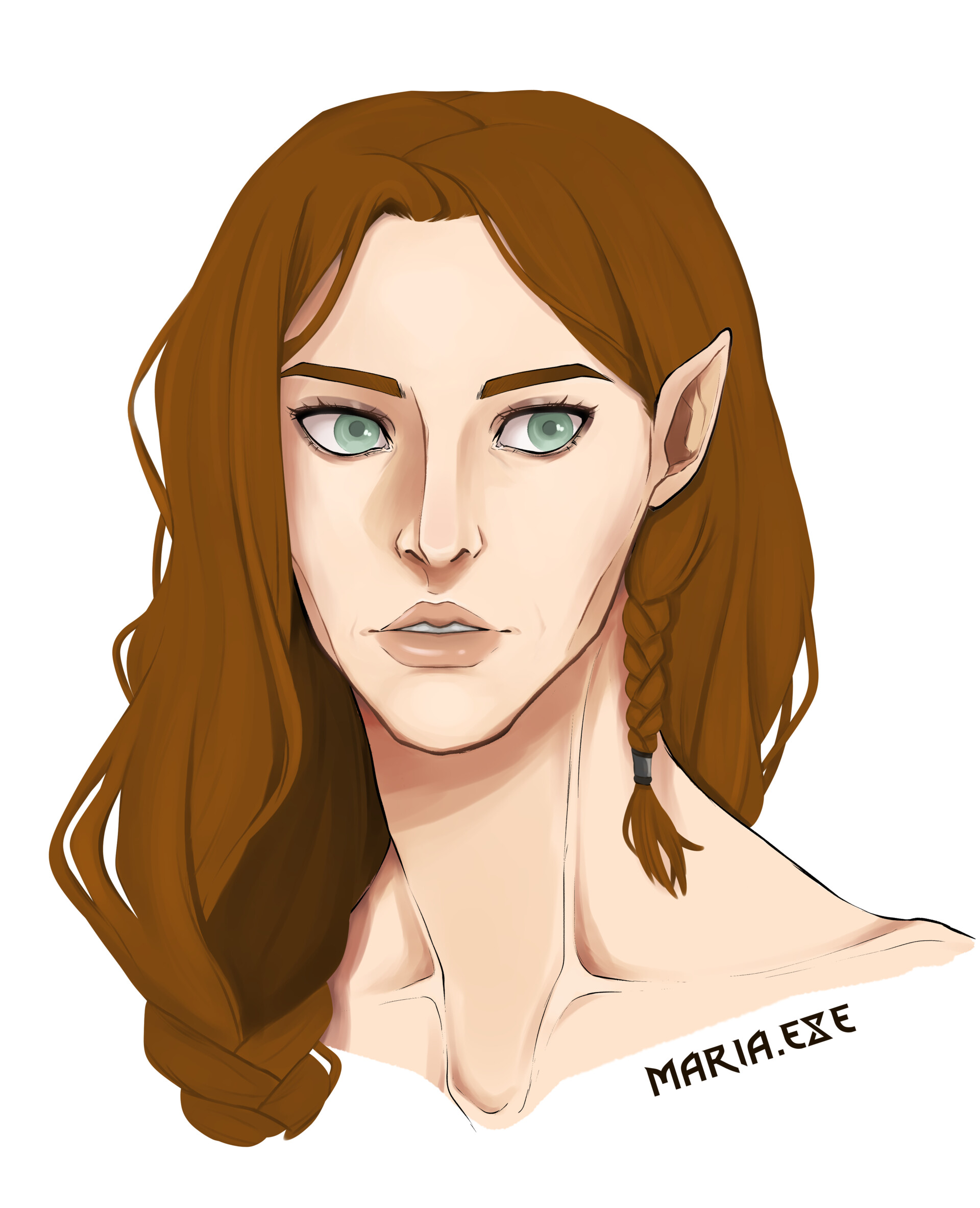 ArtStation - The Witcher OC: Mir'una