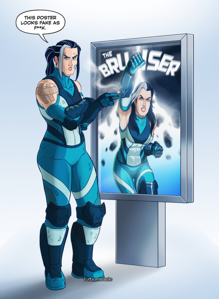 ArtStation - The Real Bruiser